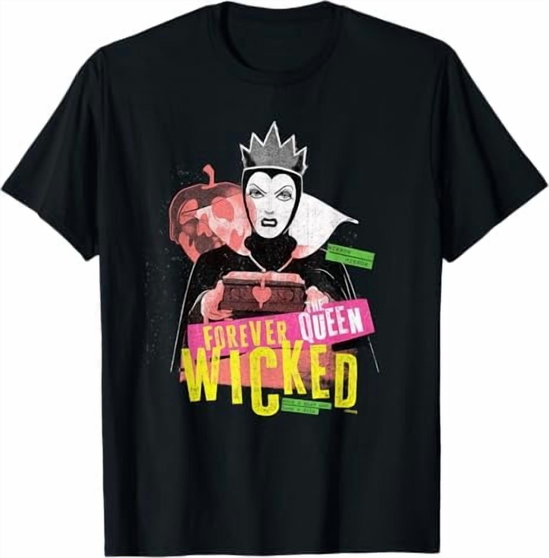 Disney Villains Snow White Evil Queen Forever Wicked Rock Band Tour T ...