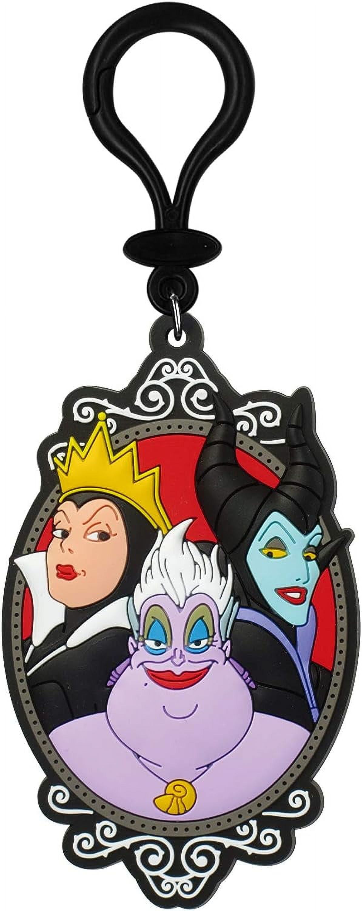 Disney Villains Soft Touch PVC Key Ring: Ursula Key Chain Charm Group ...