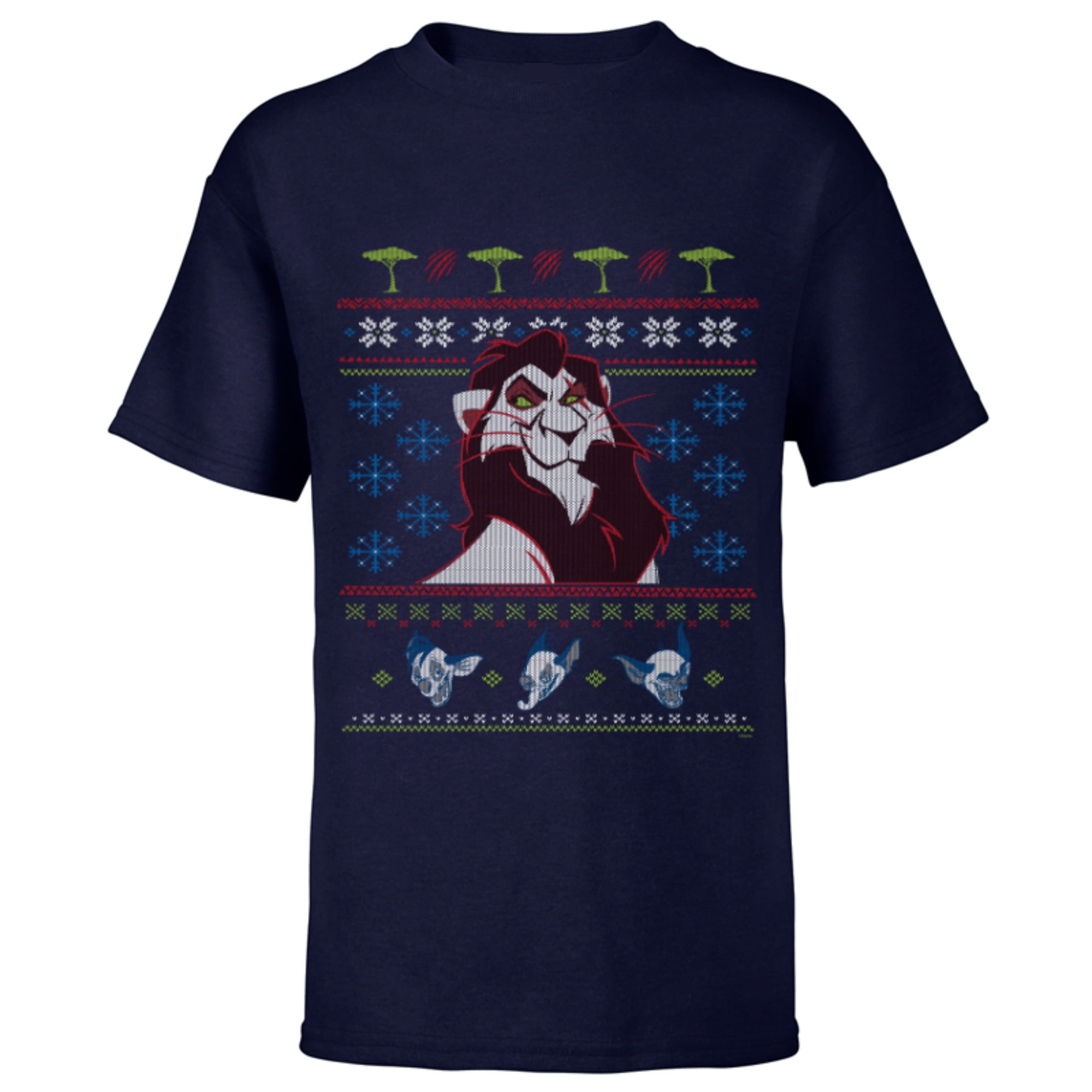 Disney Villains The Lion King Scar Ugly Christmas Sweater - Short ...