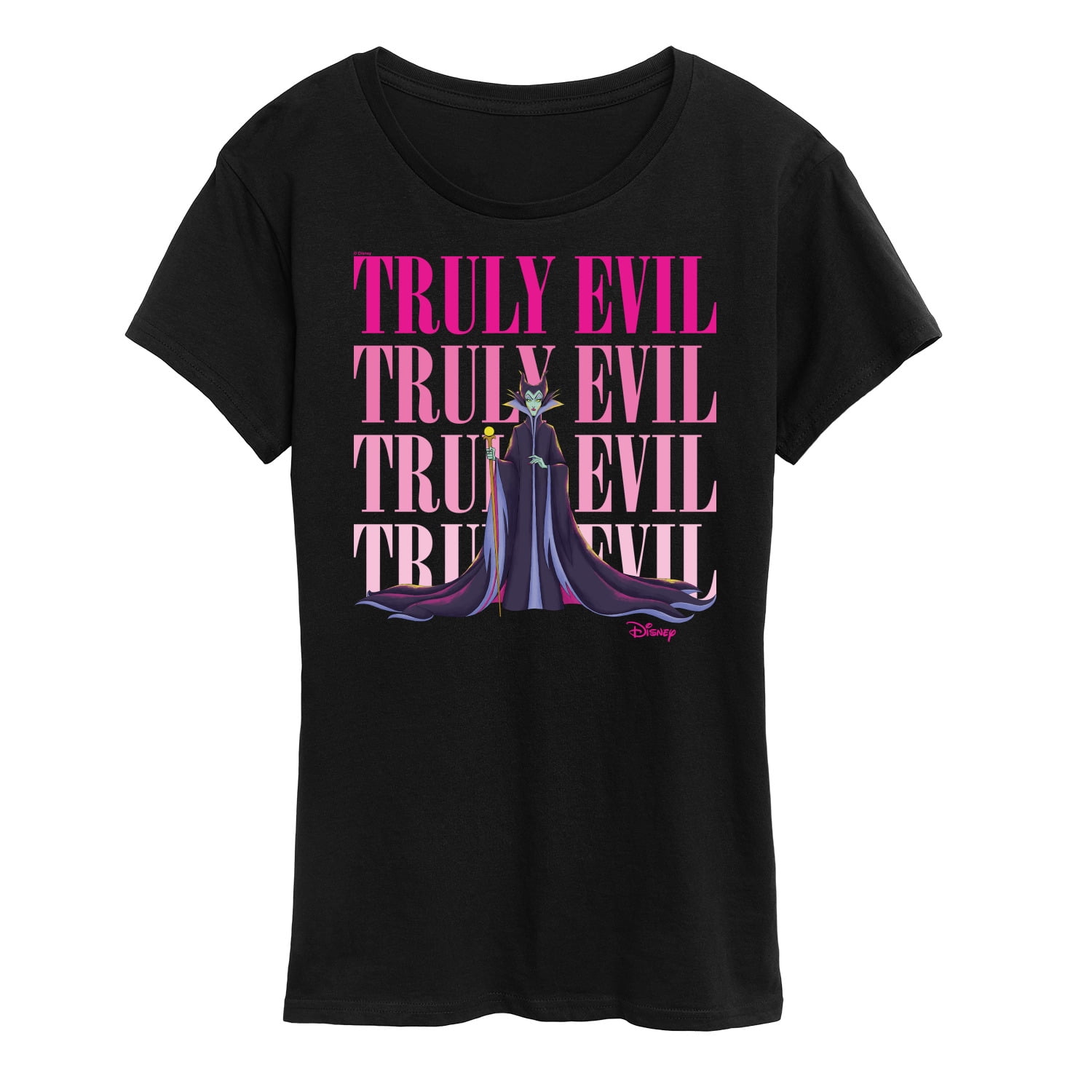 Disney Villains - Truly Evil Maleficent - Women's Short Sleeve Graphic ...