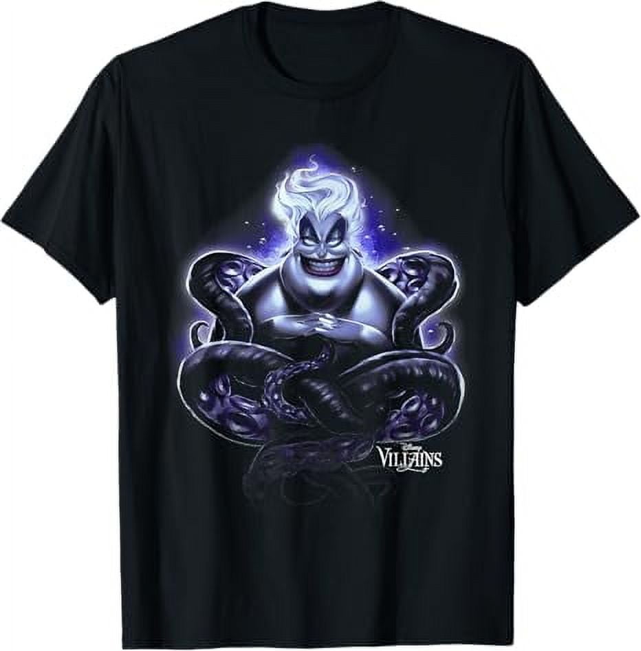 Disney Villains Ursula Dark Portrait T-Shirt - Walmart.com