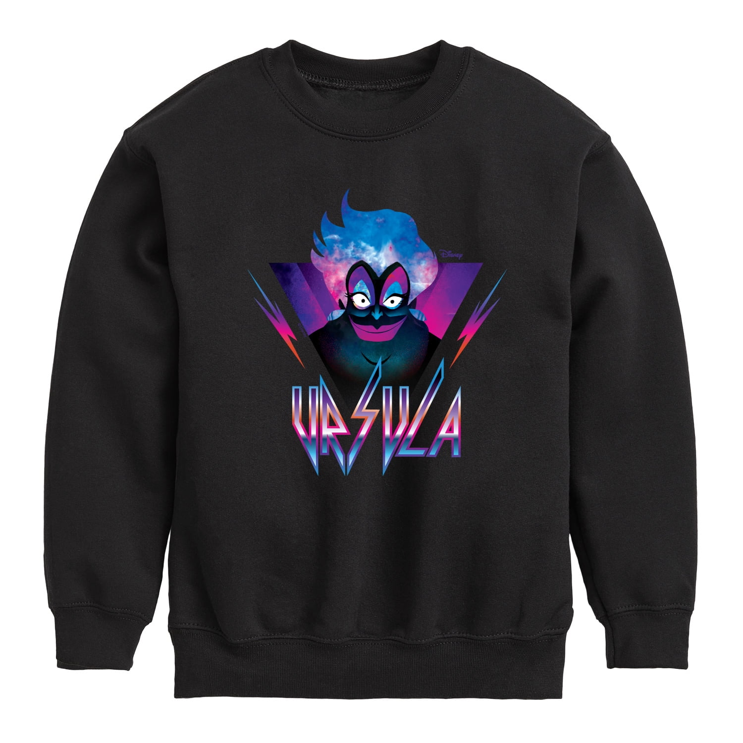 Disney Villains - Ursula Glam Rock - Toddler & Youth Crewneck Fleece ...