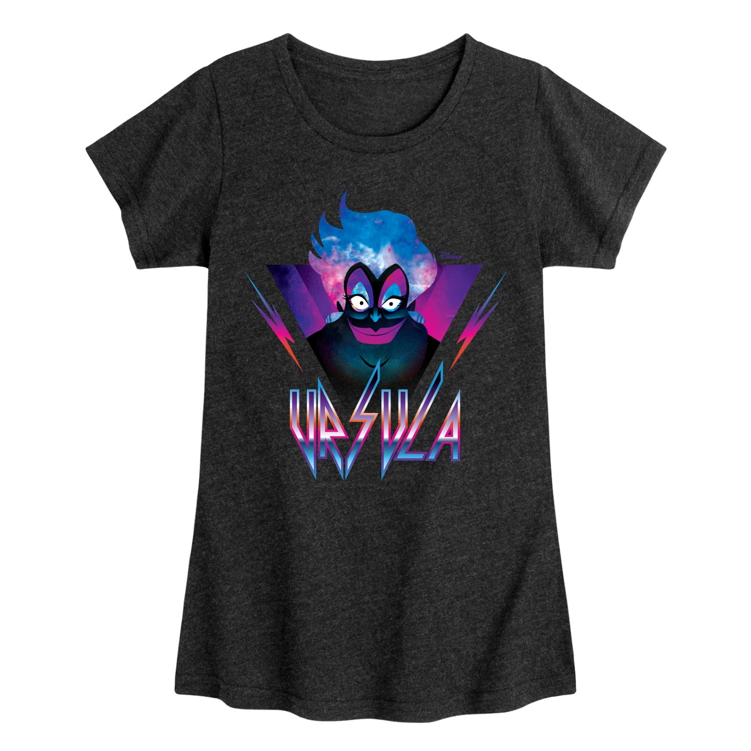 Disney Villains - Ursula Glam Rock - Toddler & Youth Girls Short Sleeve ...