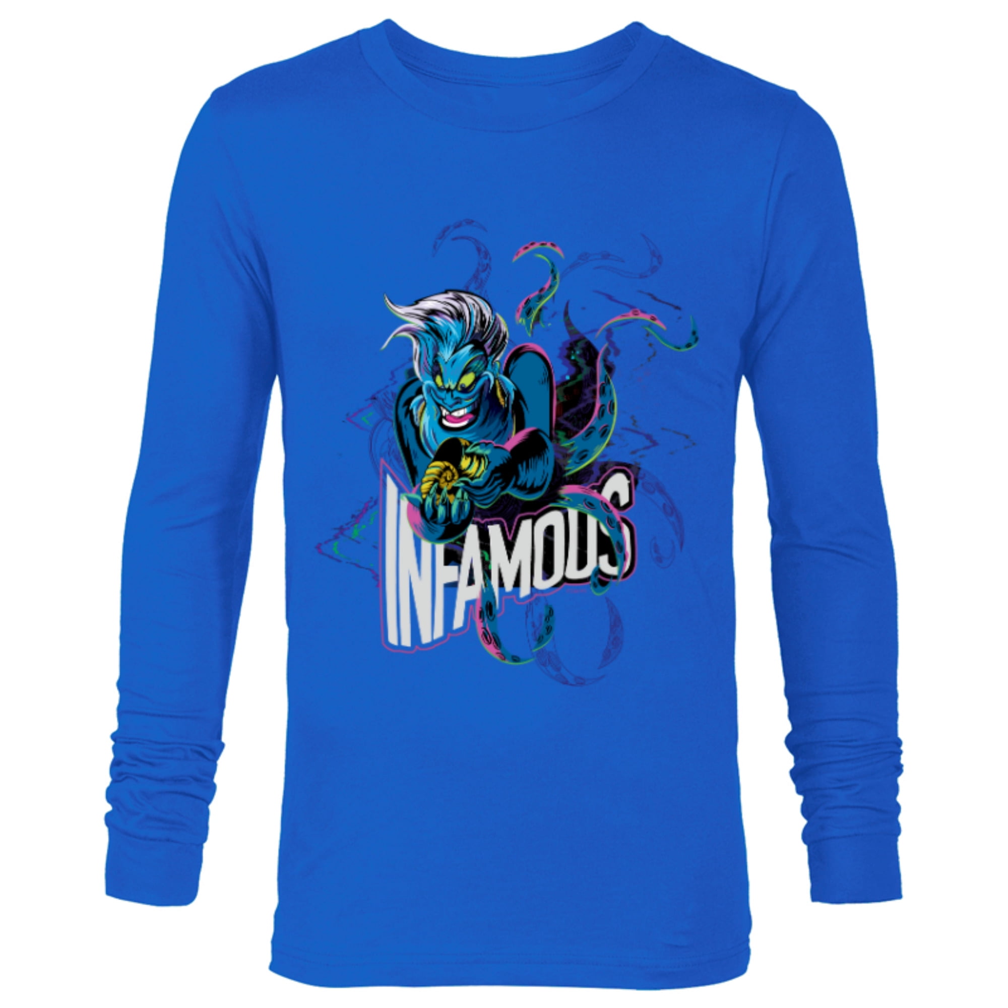 Disney Villains Ursula Infamous Illustrated - Long Sleeve T-Shirt for ...
