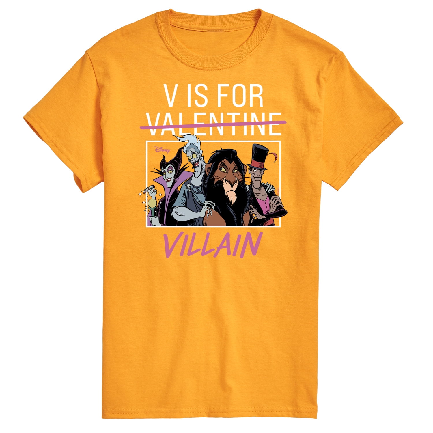 Disney Villains - Valentine's Day - V is for Villain - Men's Short ...