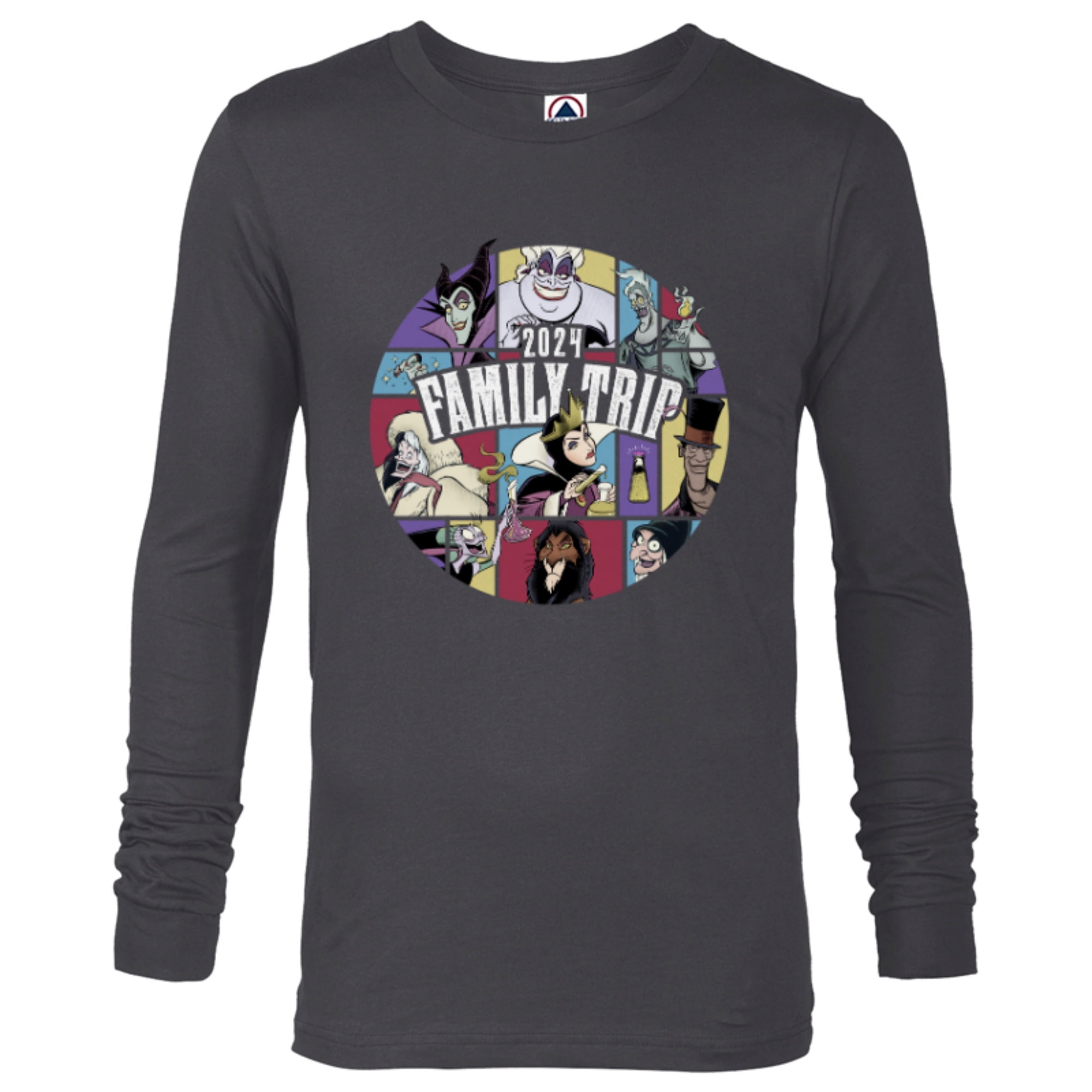 Disney Villains Wicked Circle 2024 Family Trip Vacation - Long Sleeve T ...