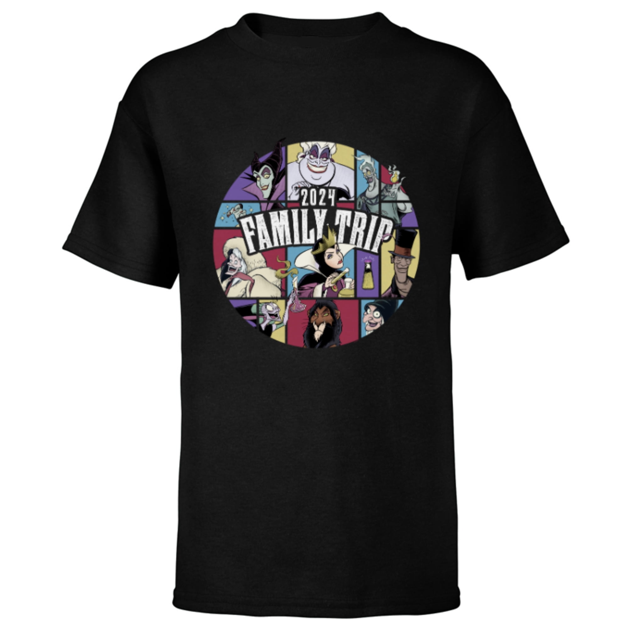 Disney Villains Wicked Circle 2024 Family Trip Vacation - Short Sleeve ...