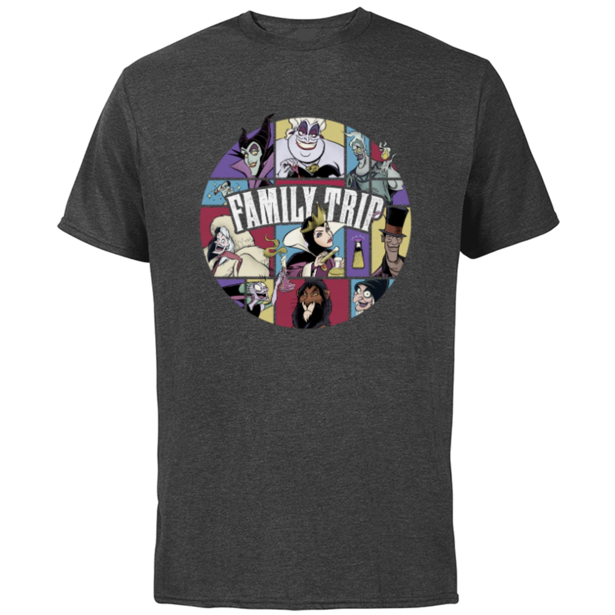 Disney Villains Wicked Circle Group Family Trip Vacation - Short Sleeve Cotton T-Shirt for ...