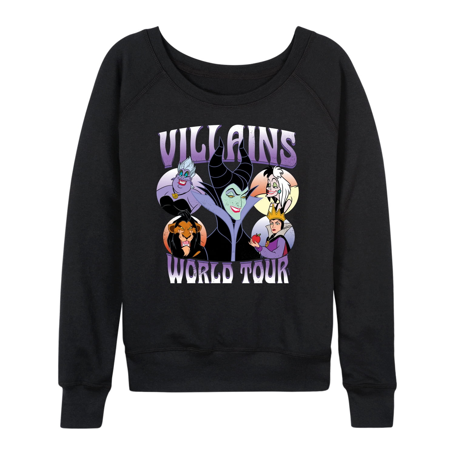Disney Villains - World Tour - Women's French Terry Long Sleeve ...