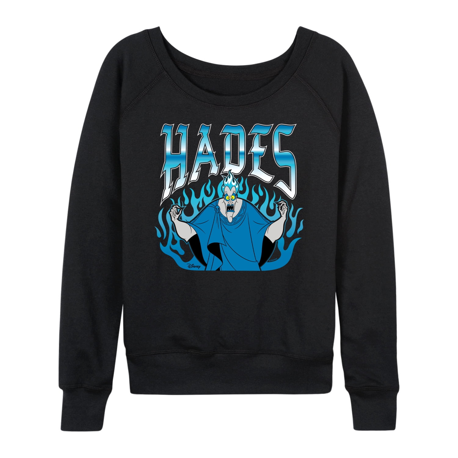 Disney Villians - Hades Angry Flames - Women's French Terry Pullover ...
