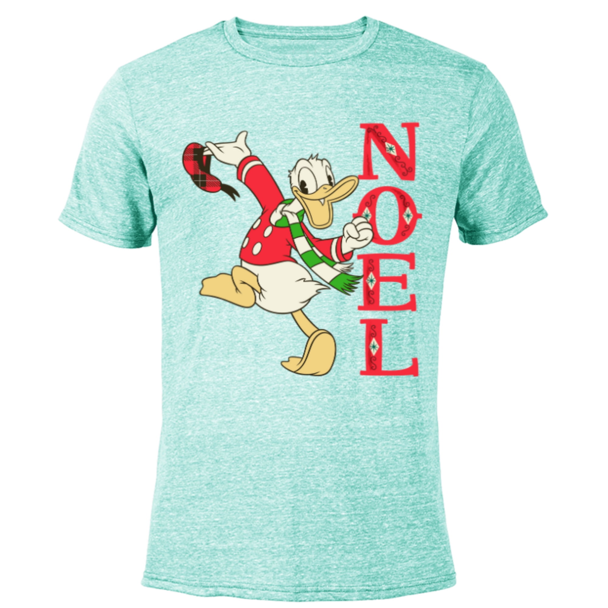 Disney Vintage Donald Duck Noel Holiday - Short Sleeve Blended T-Shirt ...