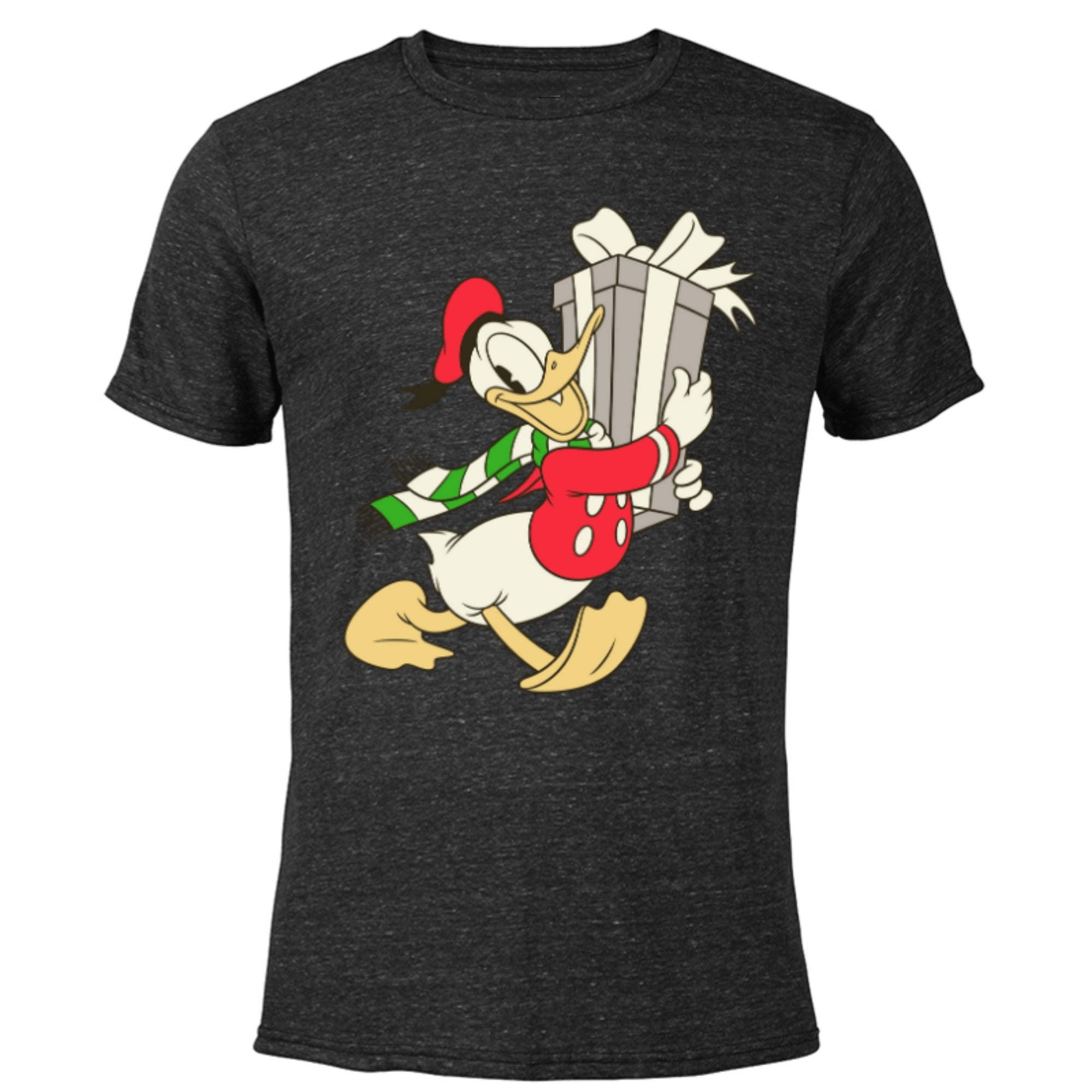 Disney Vintage Donald Duck with Holiday Present - Short Sleeve Blended ...