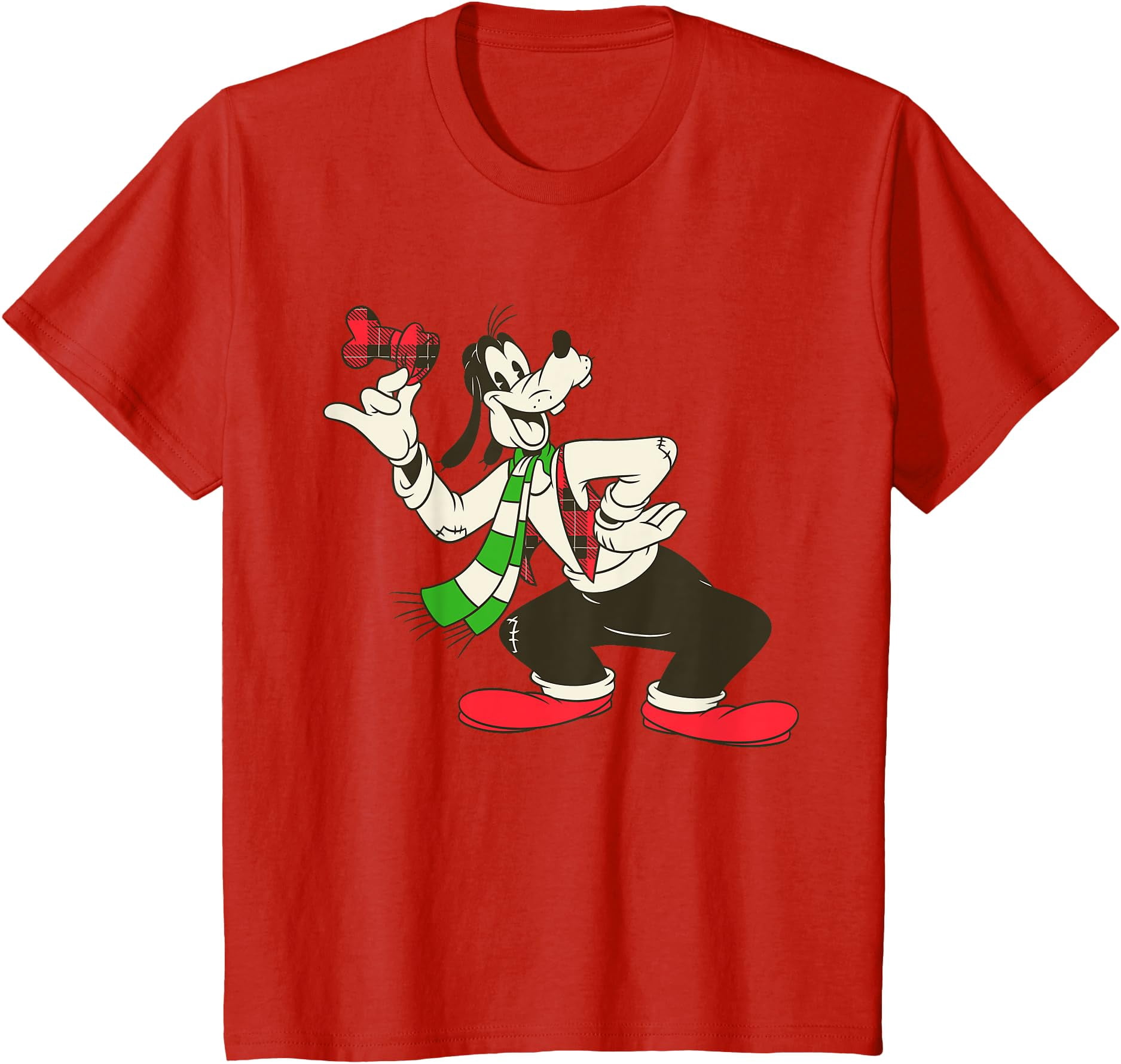 Disney Vintage Goofy Holiday T-Shirt, Red Color, Size YXS - Walmart.com