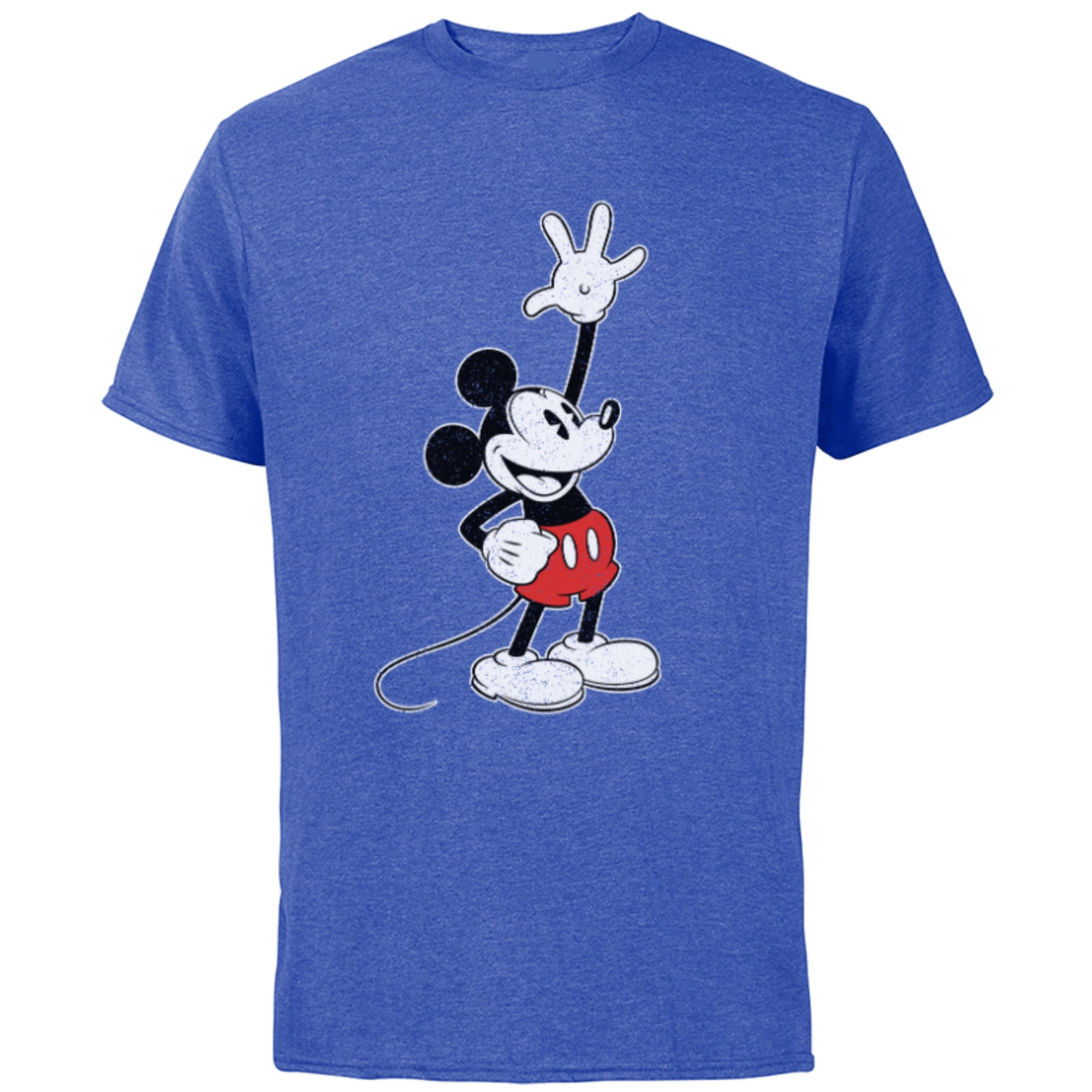 Disney Vintage Mickey Mouse Hey There - Short Sleeve Cotton T-Shirt for ...