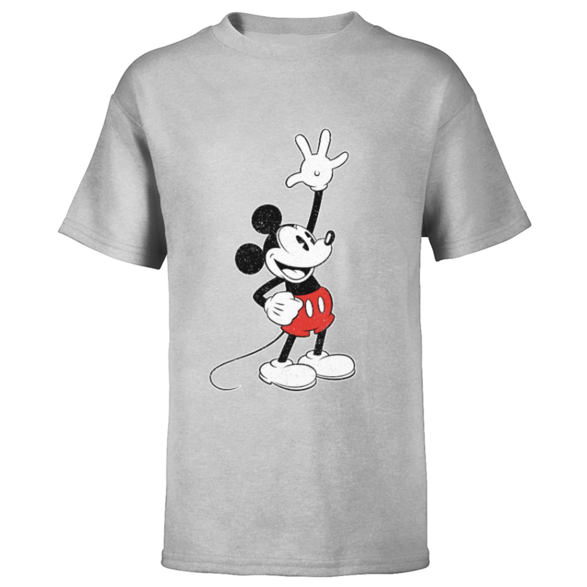 Disney Vintage Mickey Mouse Hey There - Short Sleeve T-Shirt for Kids ...