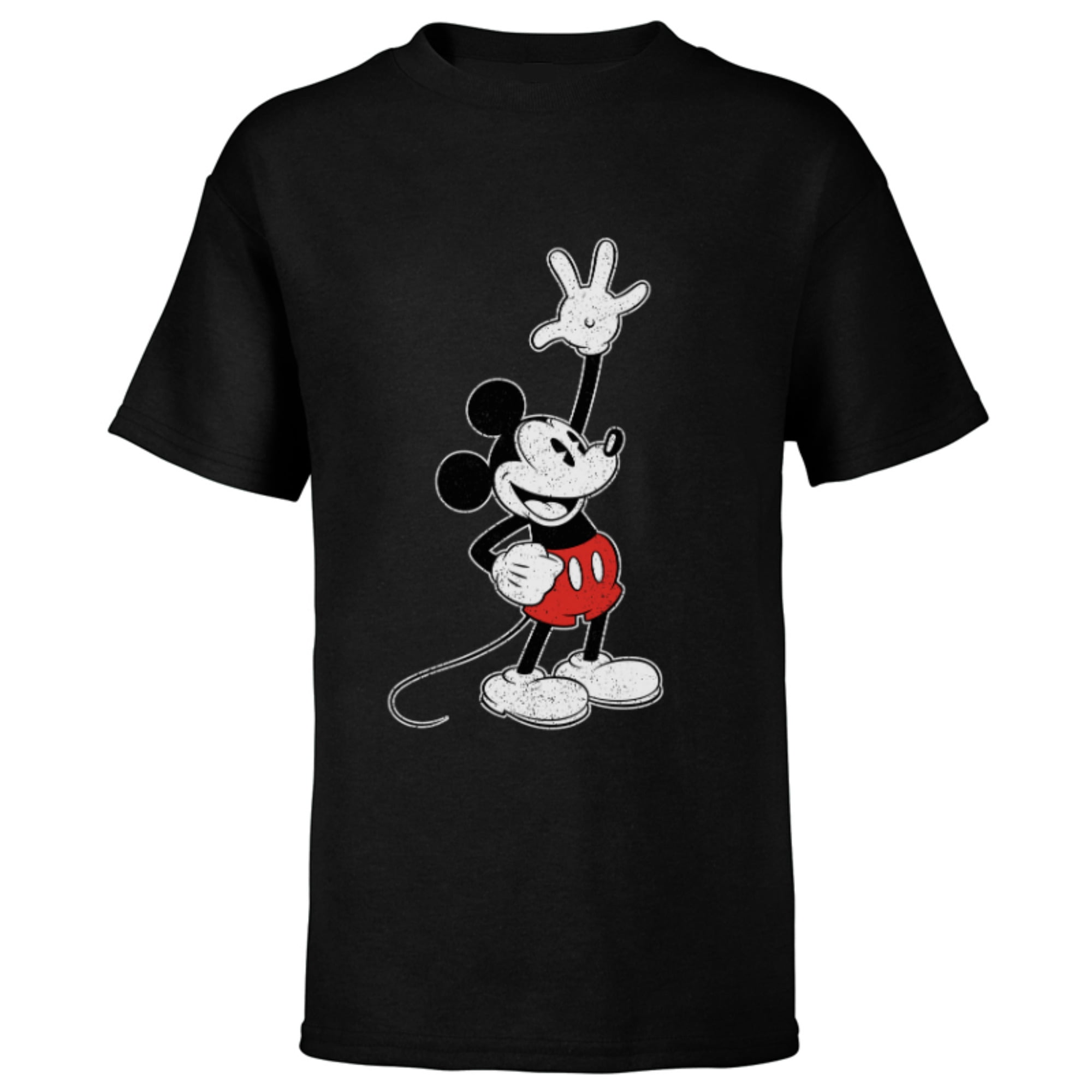 Disney Vintage Mickey Mouse Hey There - Short Sleeve T-Shirt for Kids ...