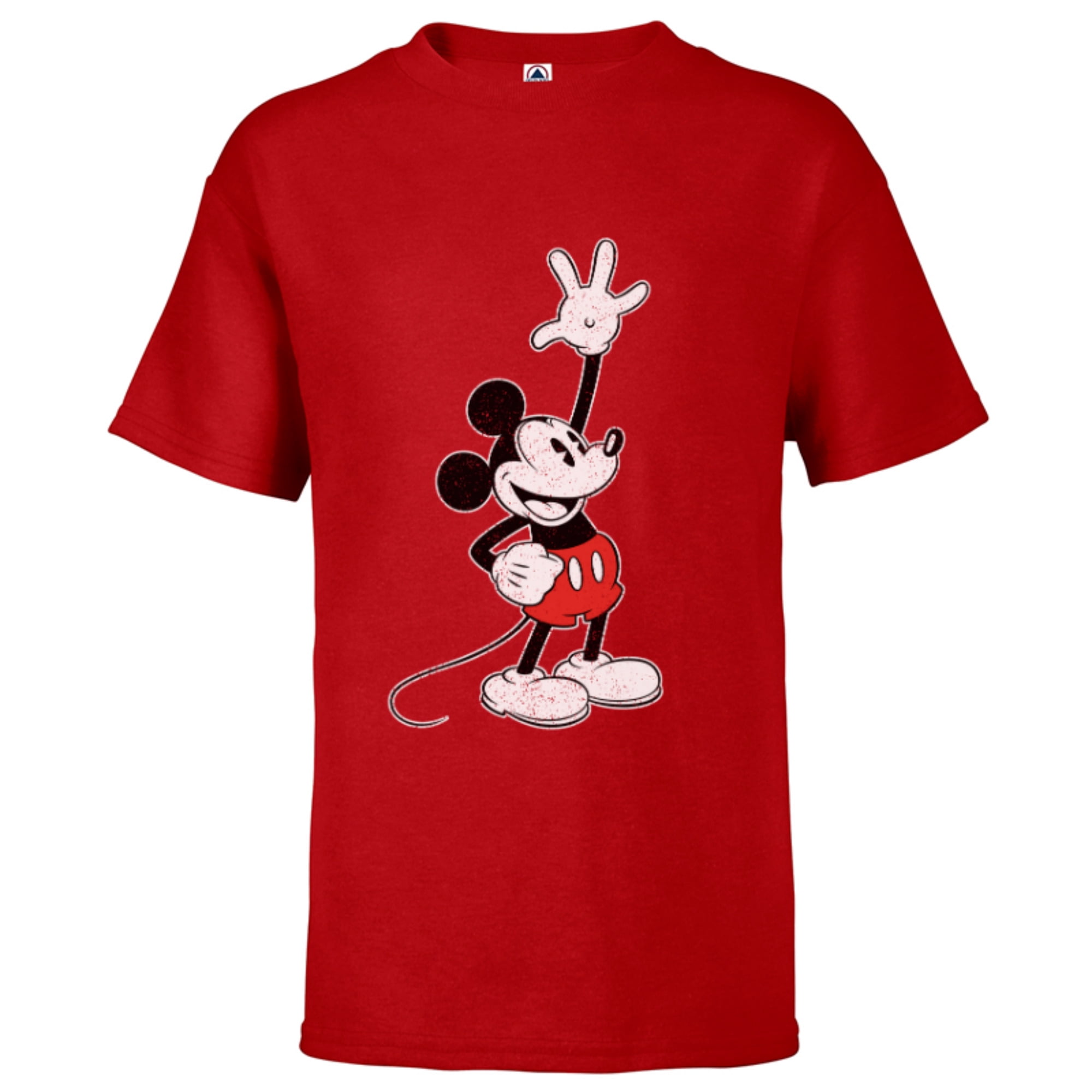Disney Vintage Mickey Mouse Hey There - Short Sleeve T-Shirt for Kids ...