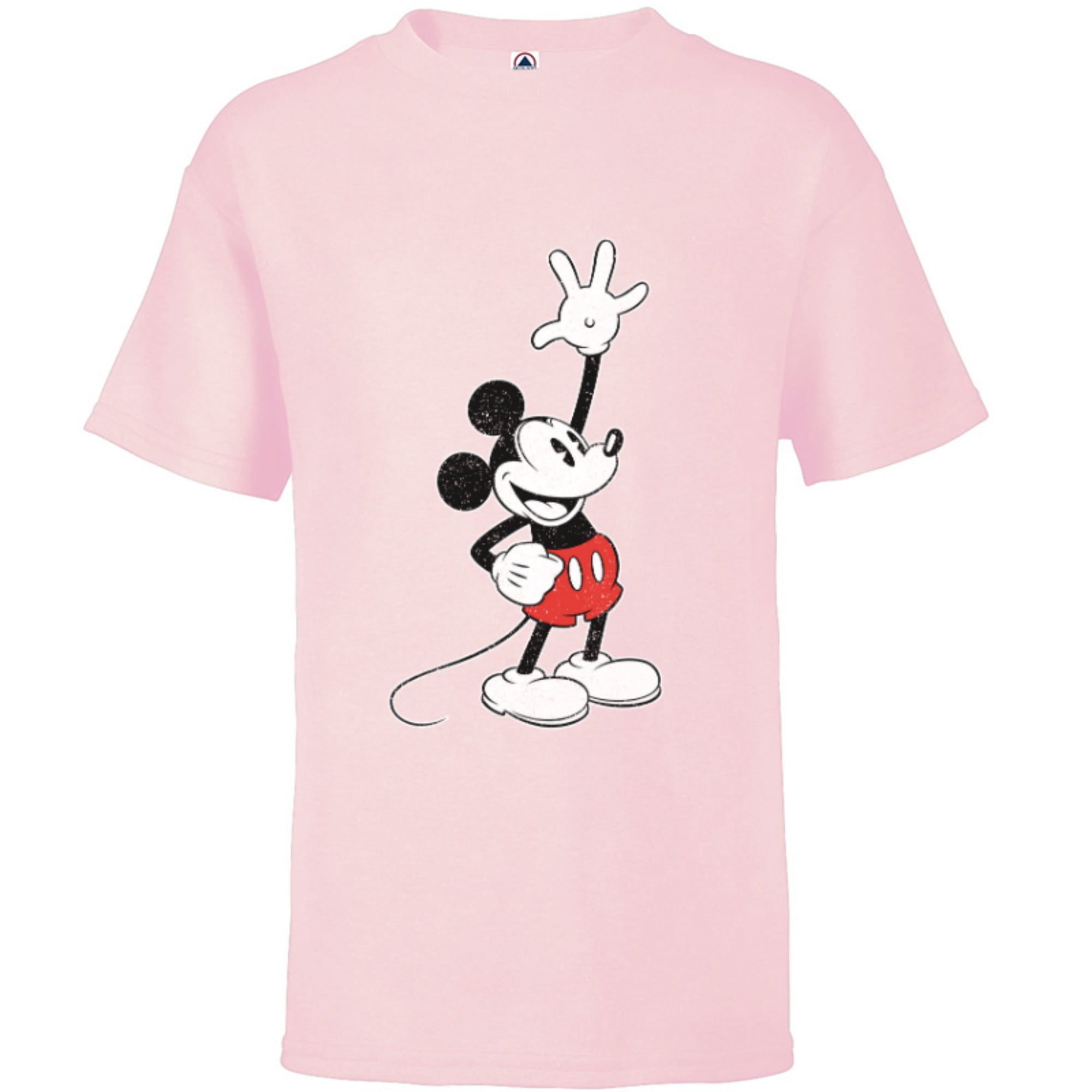Disney Vintage Mickey Mouse Hey There - Short Sleeve T-Shirt for Kids ...