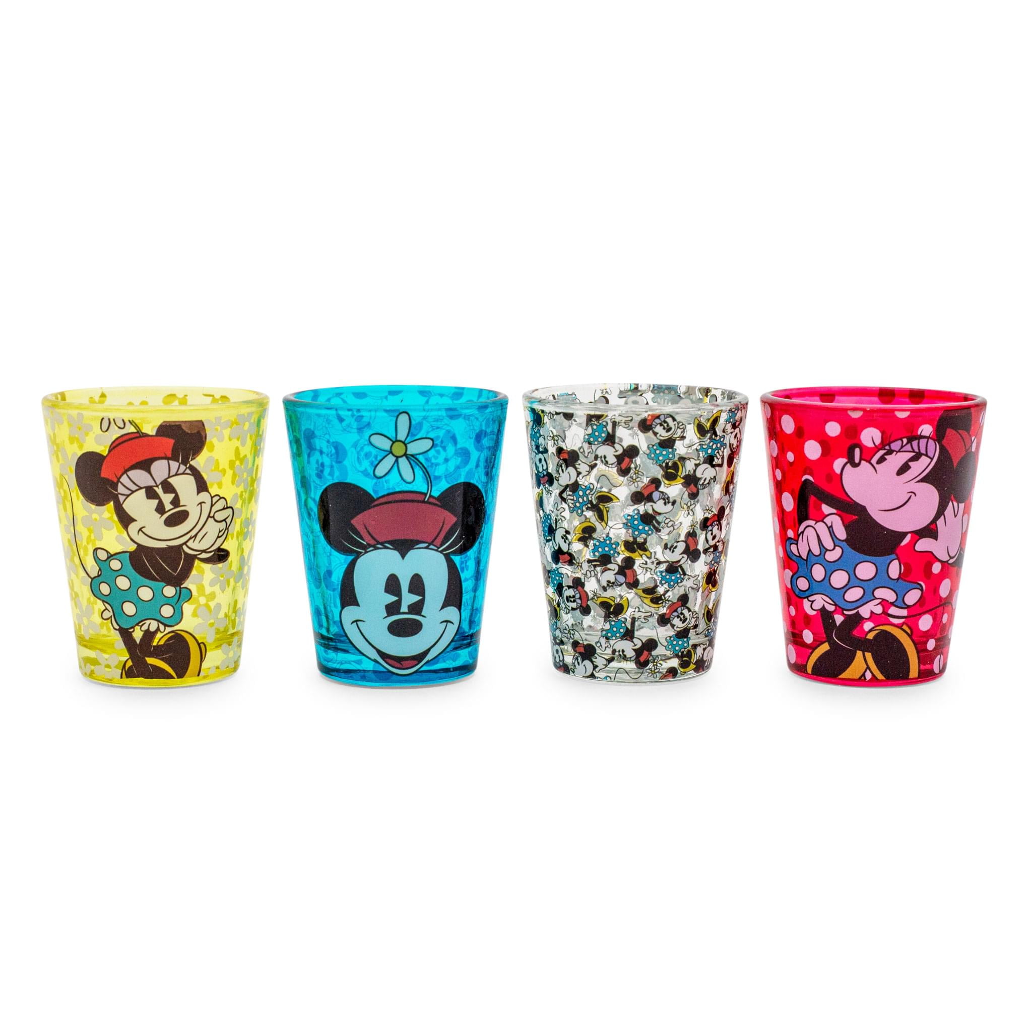 Disney Vintage Minnie Mouse Bar Drinkware | 2-Ounce Mini Drinking Cups ...
