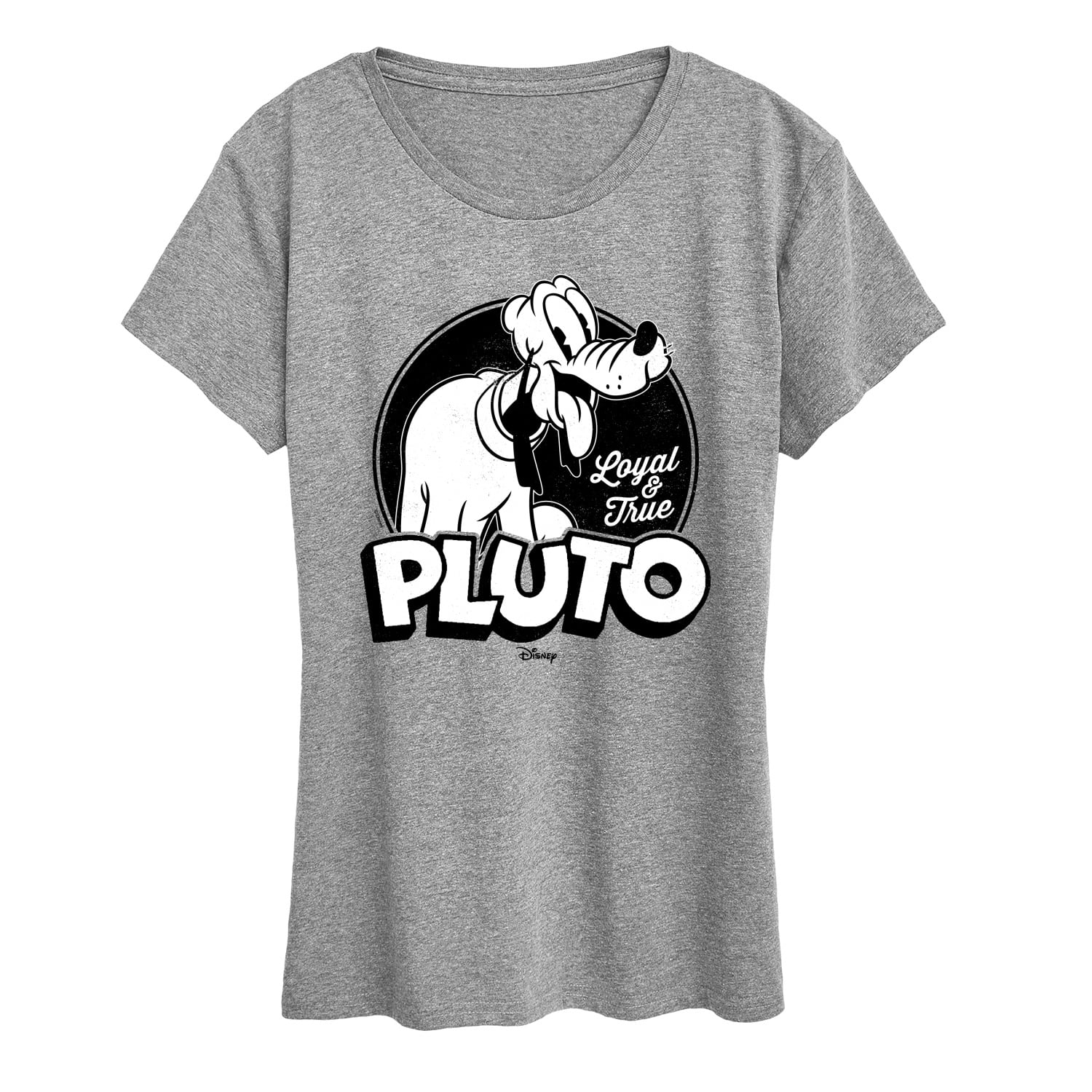Disney - Vintage Pluto - Women's Short Sleeve Graphic T-Shirt - Walmart.com