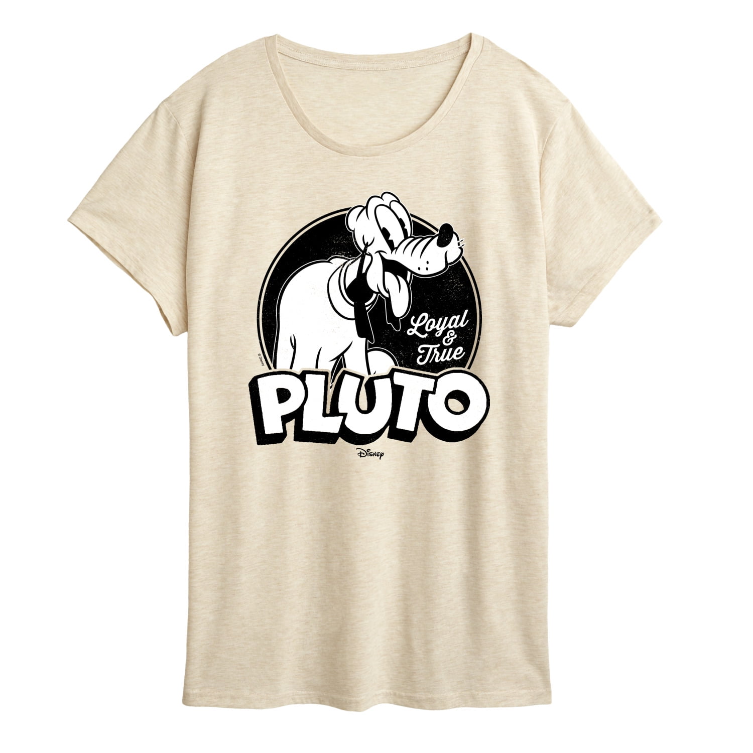 Disney - Vintage Pluto - Women's Short Sleeve Graphic T-Shirt - Walmart.com