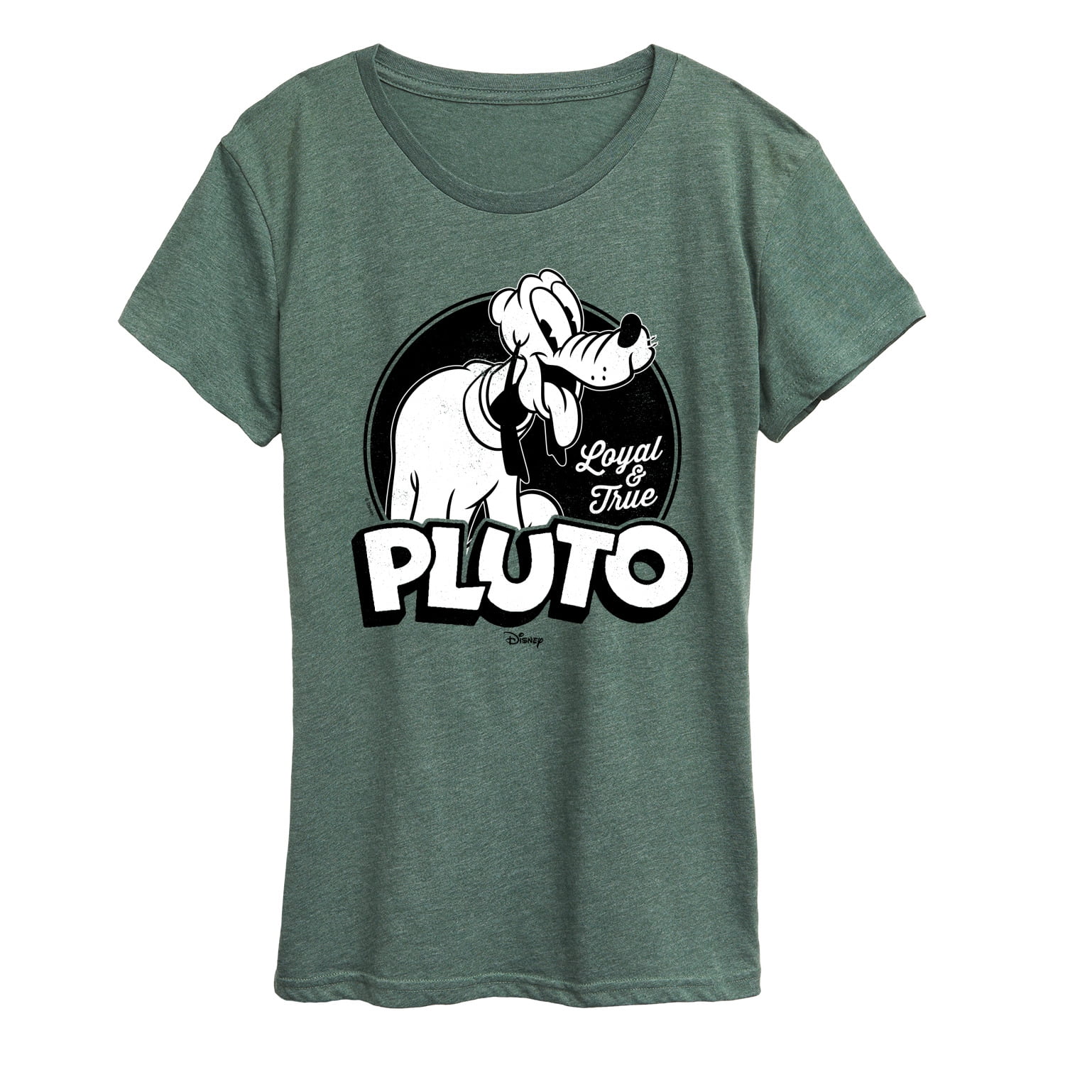 Disney - Vintage Pluto - Women's Short Sleeve Graphic T-Shirt - Walmart.com
