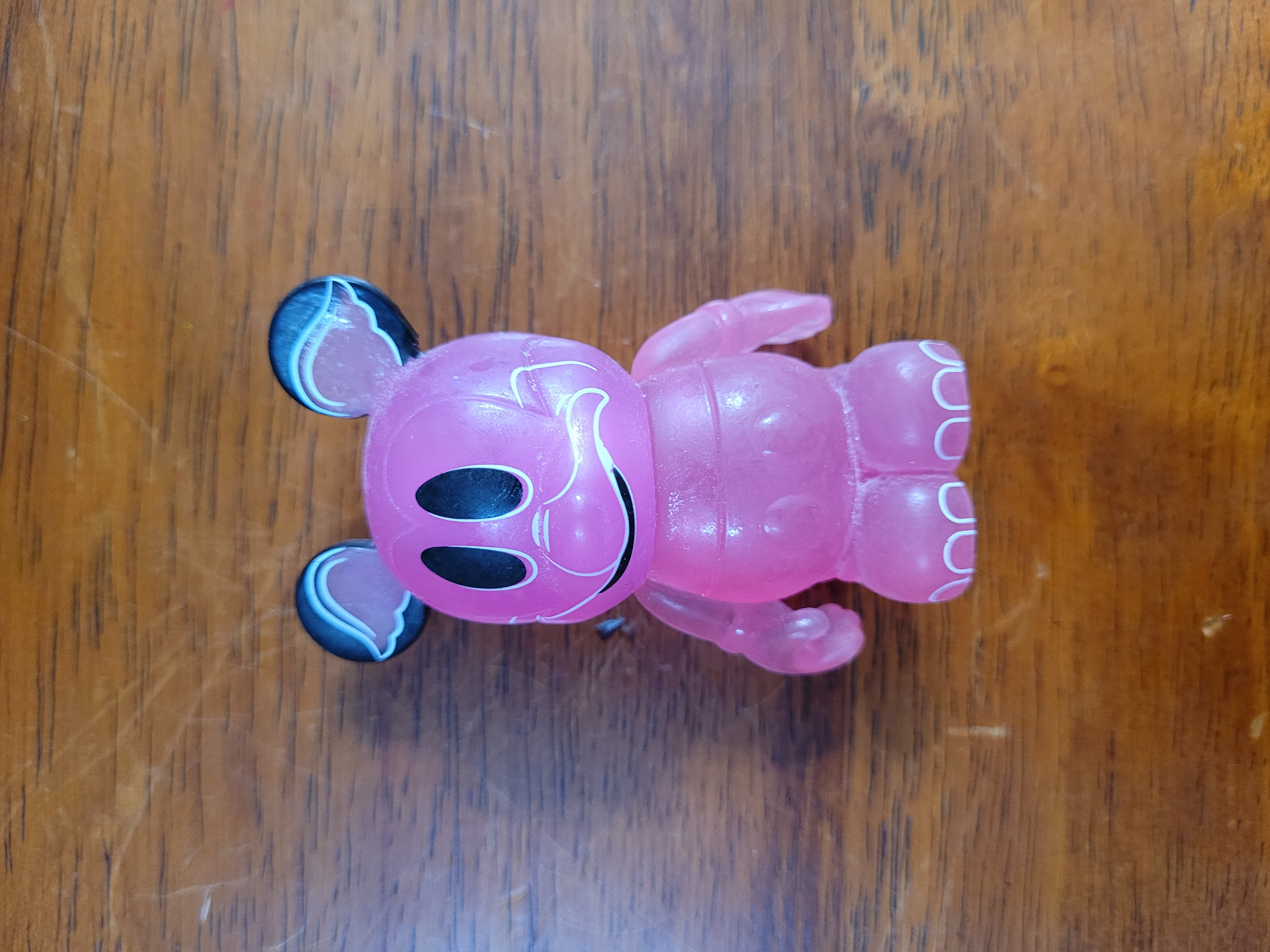 Disney Vinylmation Animation Series 1 Chaser Clear Pink Elephant Figure ...