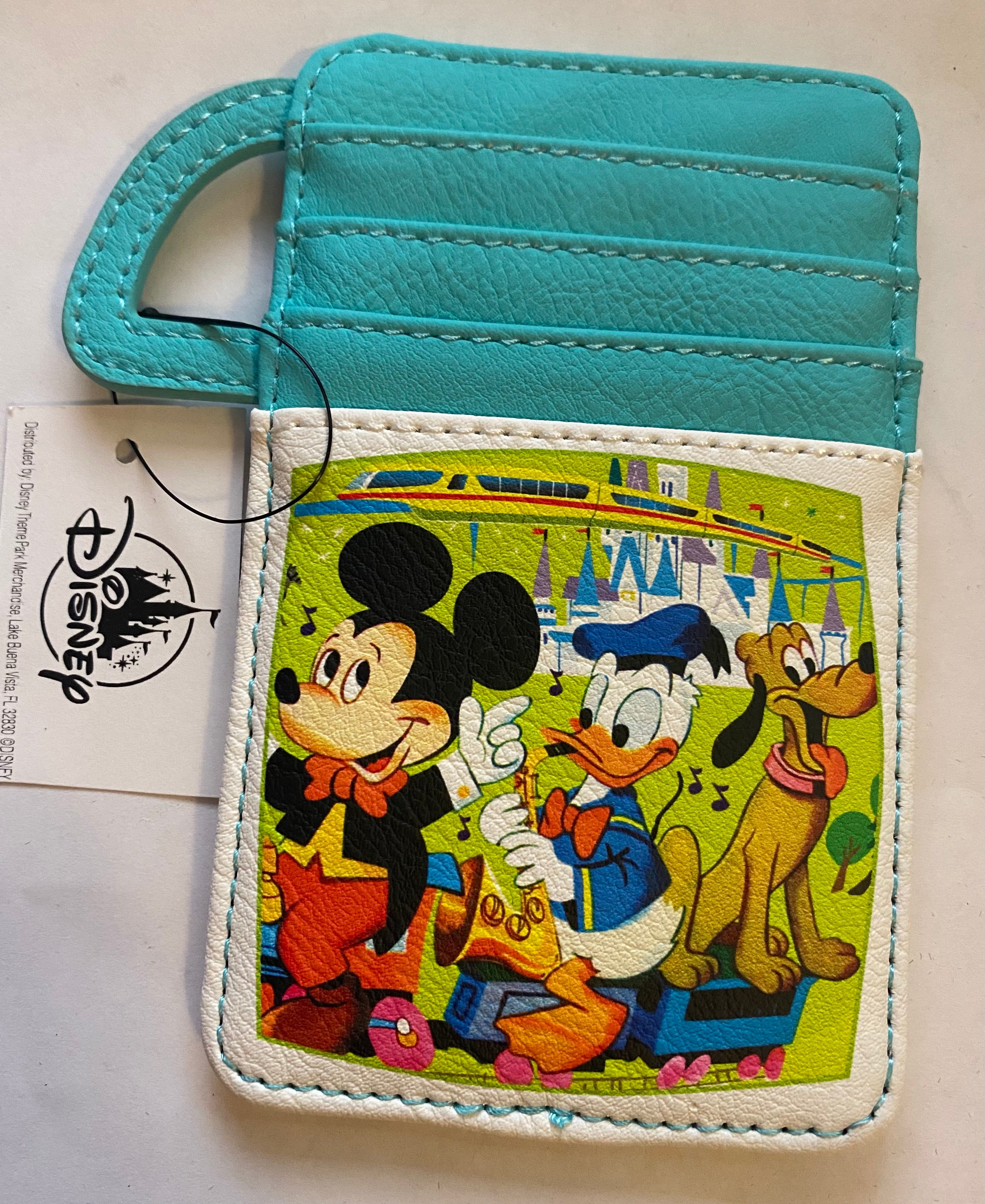 Disney WDW 50th Vault Mickey and Friends Credit Card Holder Wallet New ...