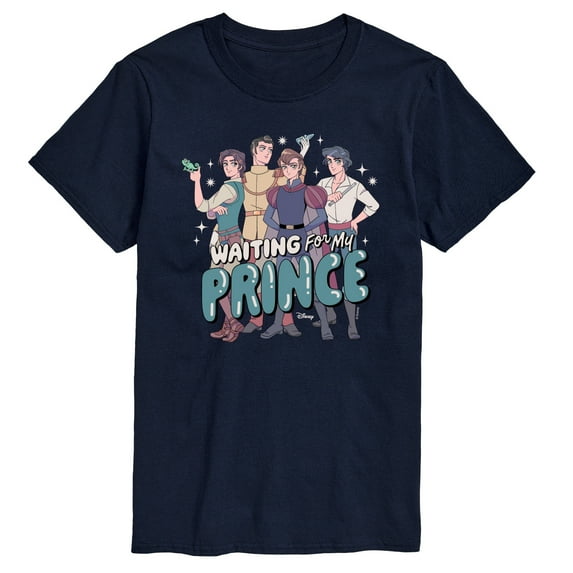 Disney - Waiting For My Prince - Men's Short Sleeve Graphic T-Shirt ...