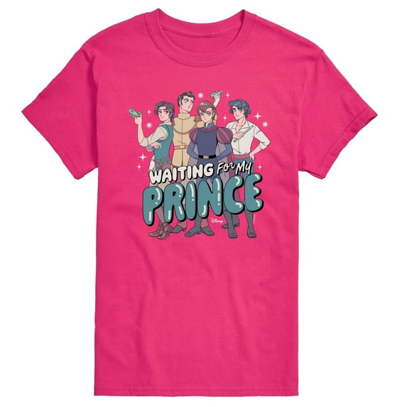 Disney - Waiting For My Prince - Men's Short Sleeve Graphic T-Shirt ...