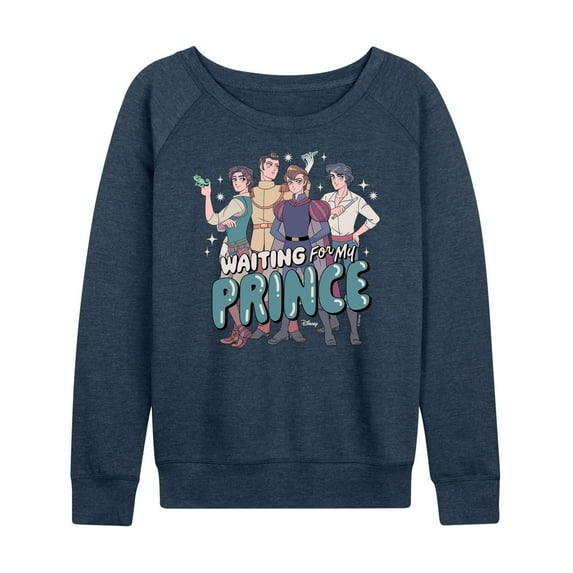 Disney - Waiting For My Prince - Women's French Terry Long Sleeve ...