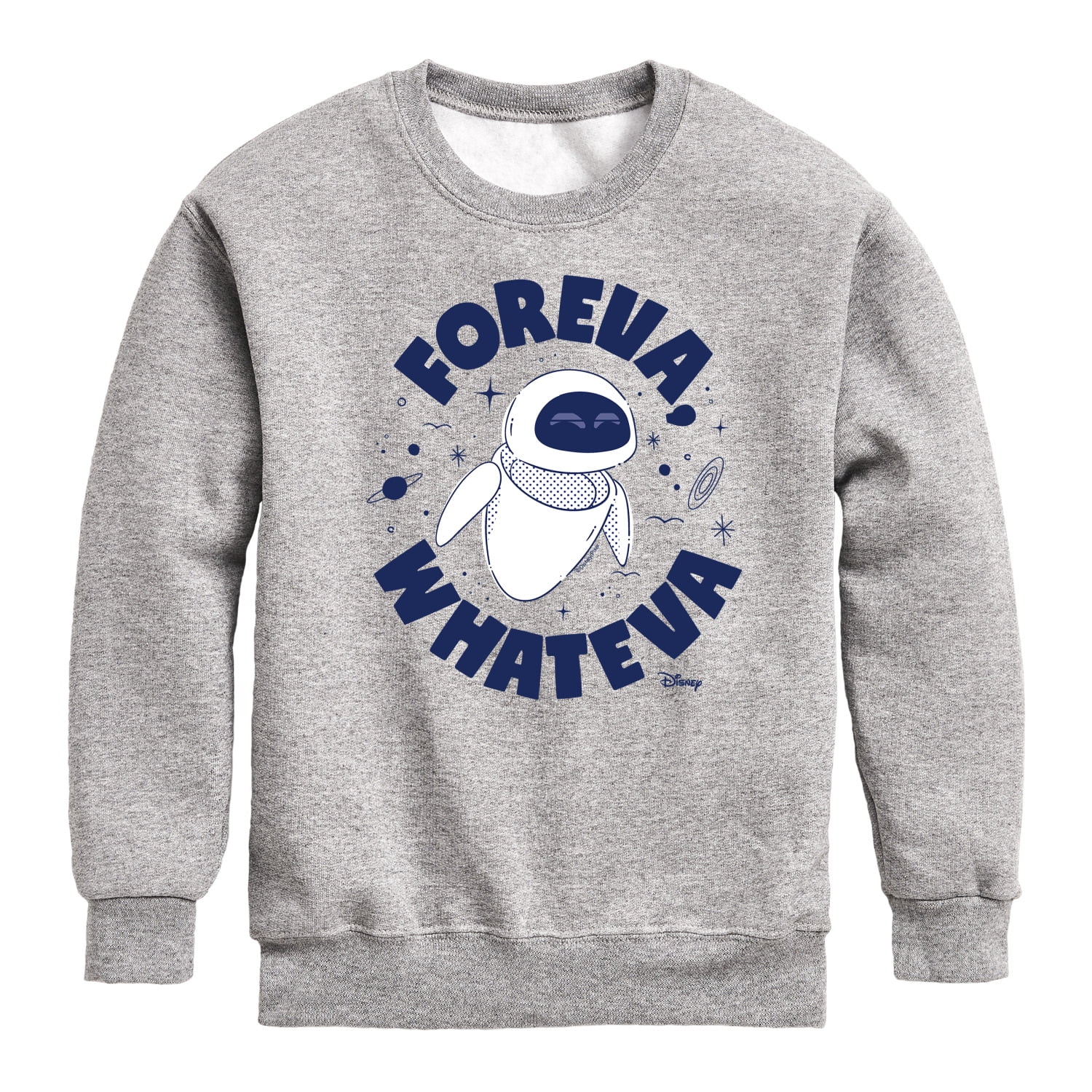 Disney Wall-E - Foreva Whateva Eve - Toddler & Youth Crewneck Fleece ...
