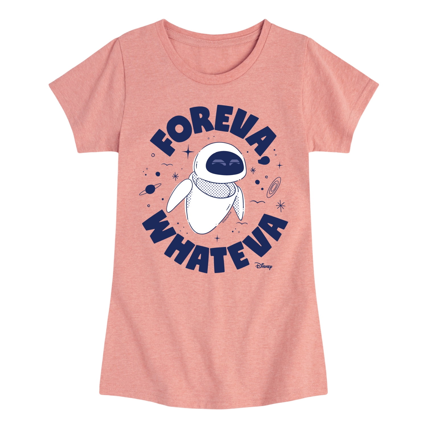 Disney Wall-E - Foreva Whateva Eve - Toddler & Youth Girls Short Sleeve ...