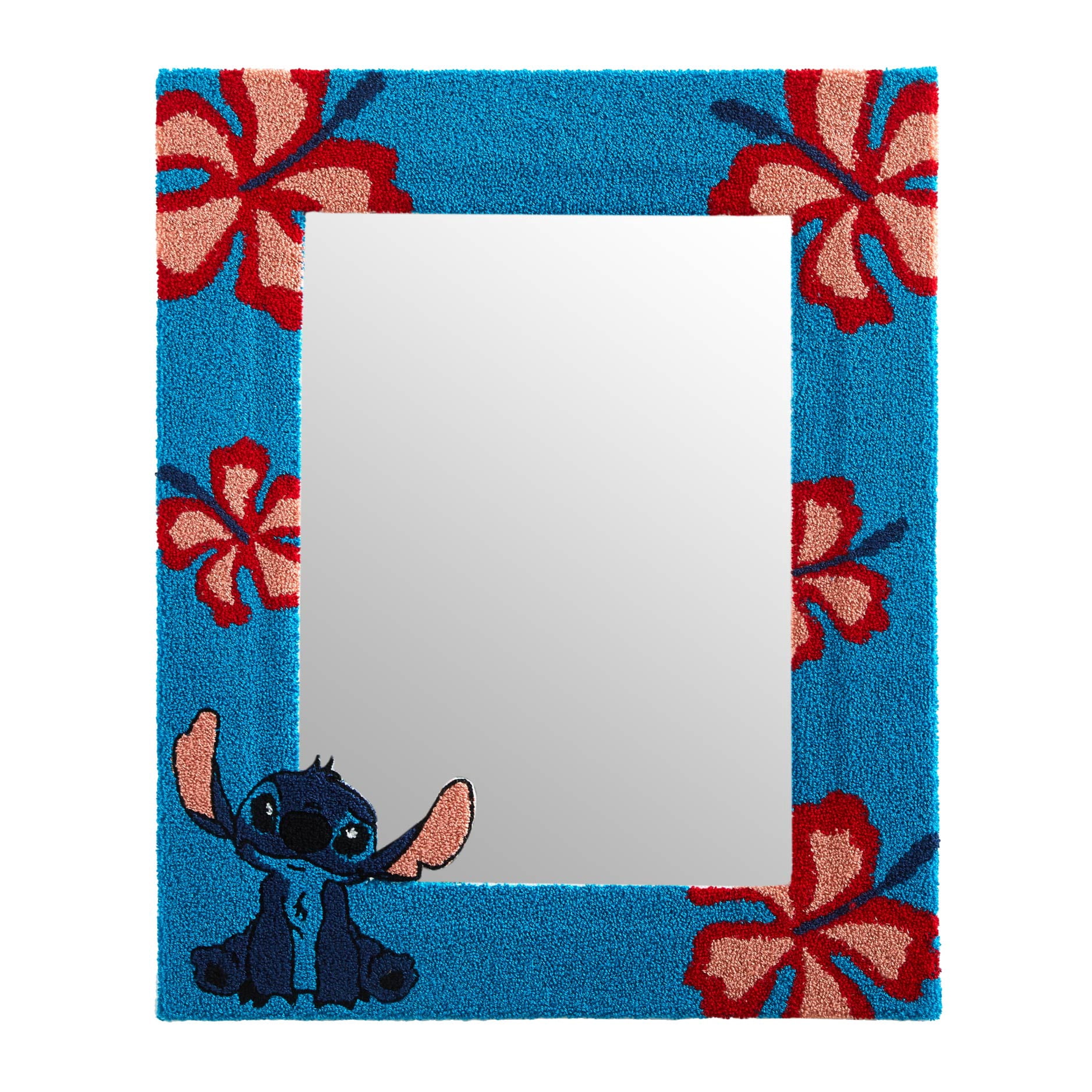 Disney Wall Mirror, Stitch Tufted Design, 18" x 22", for Kids and Teens ...