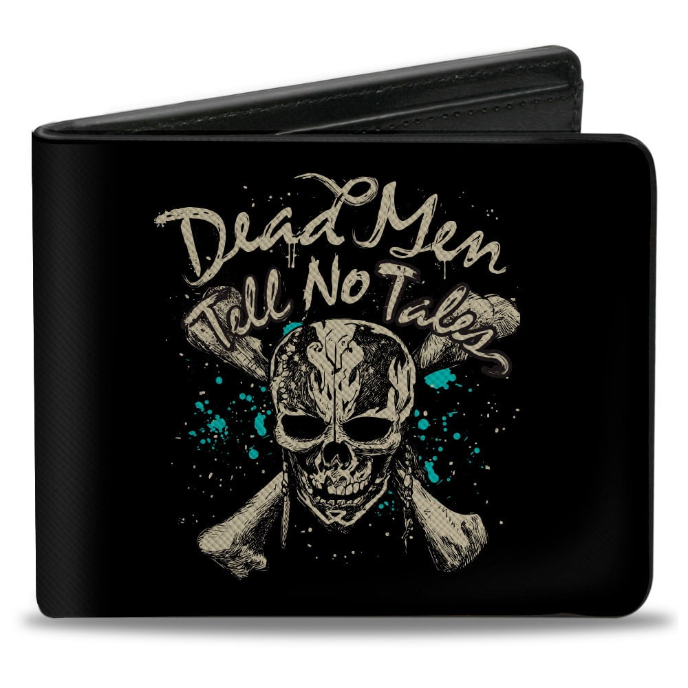 Disney Wallet, Bifold, Pirates Dead Men Tell No Tales Skull and ...