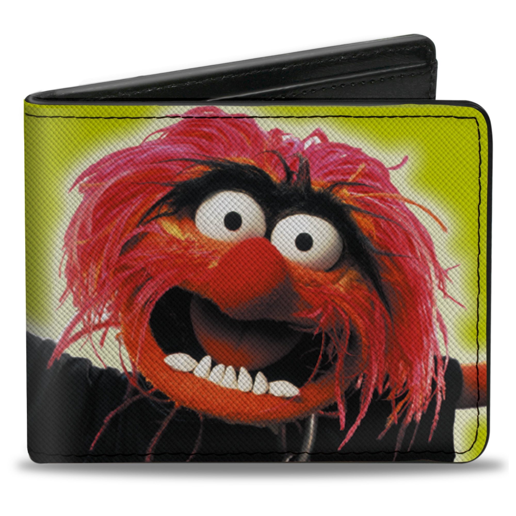 Disney Wallet, Bifold, The Muppets Animal Portrait and Autograph Yellow ...