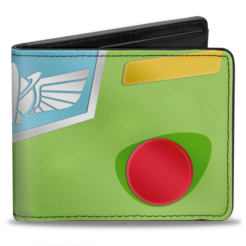 Disney Wallet, Bifold, Toy Story Buzz Lightyear Chest Buttons Bounding ...
