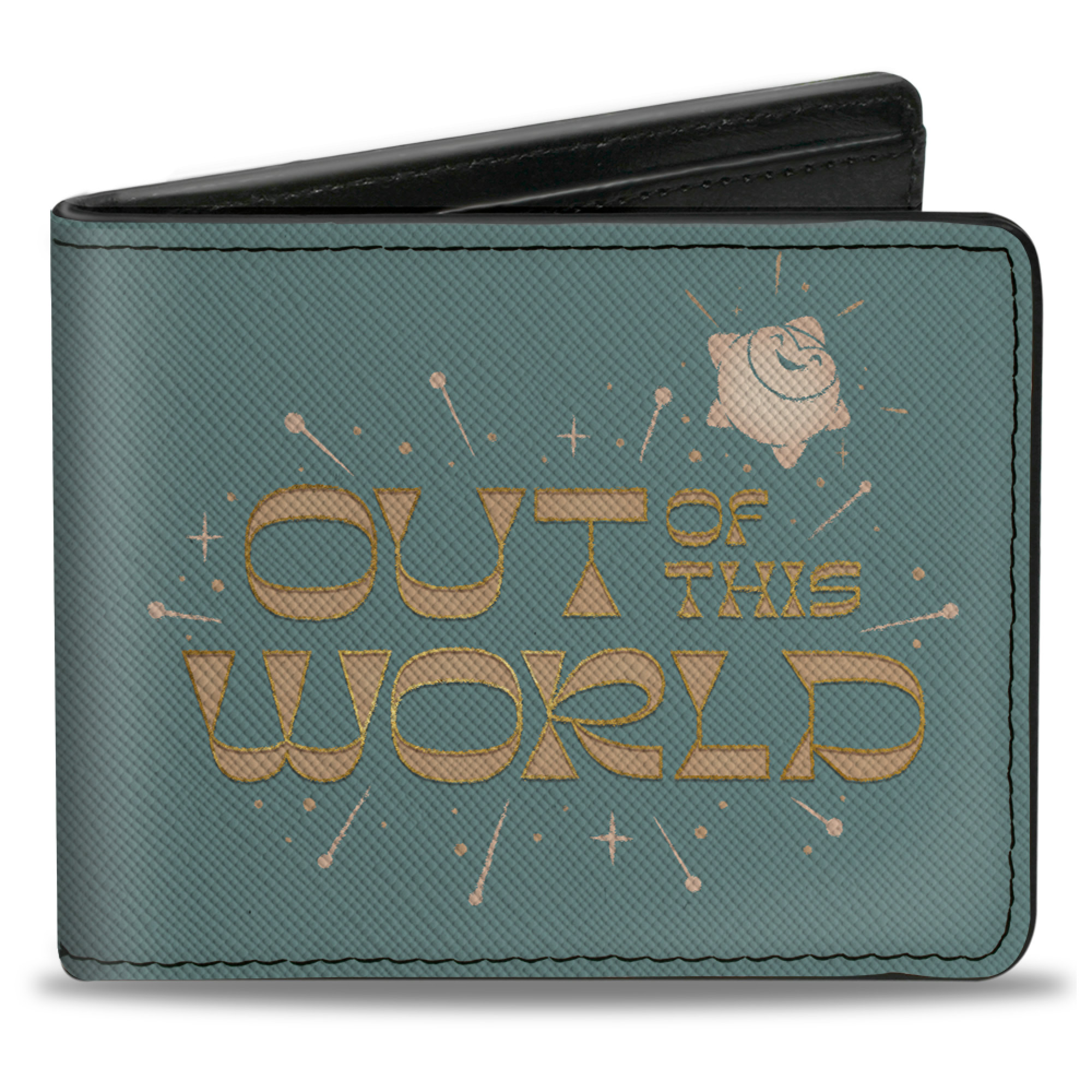 Disney Wallet, Bifold, Wish Star Out of this World Pose Blue Tans ...