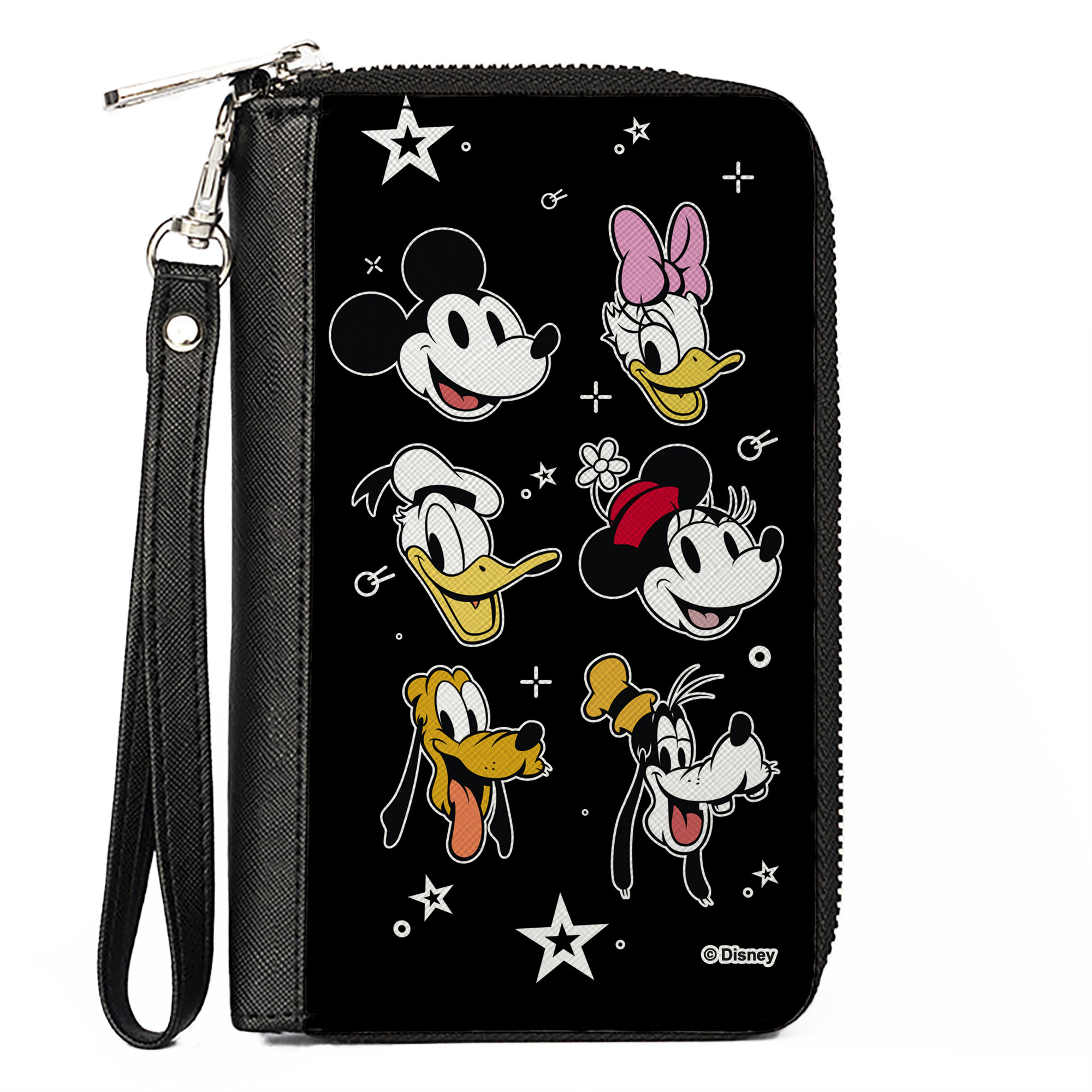 Disney Wallet, Zip Around, Disney The Sensational Six Smiling Faces ...