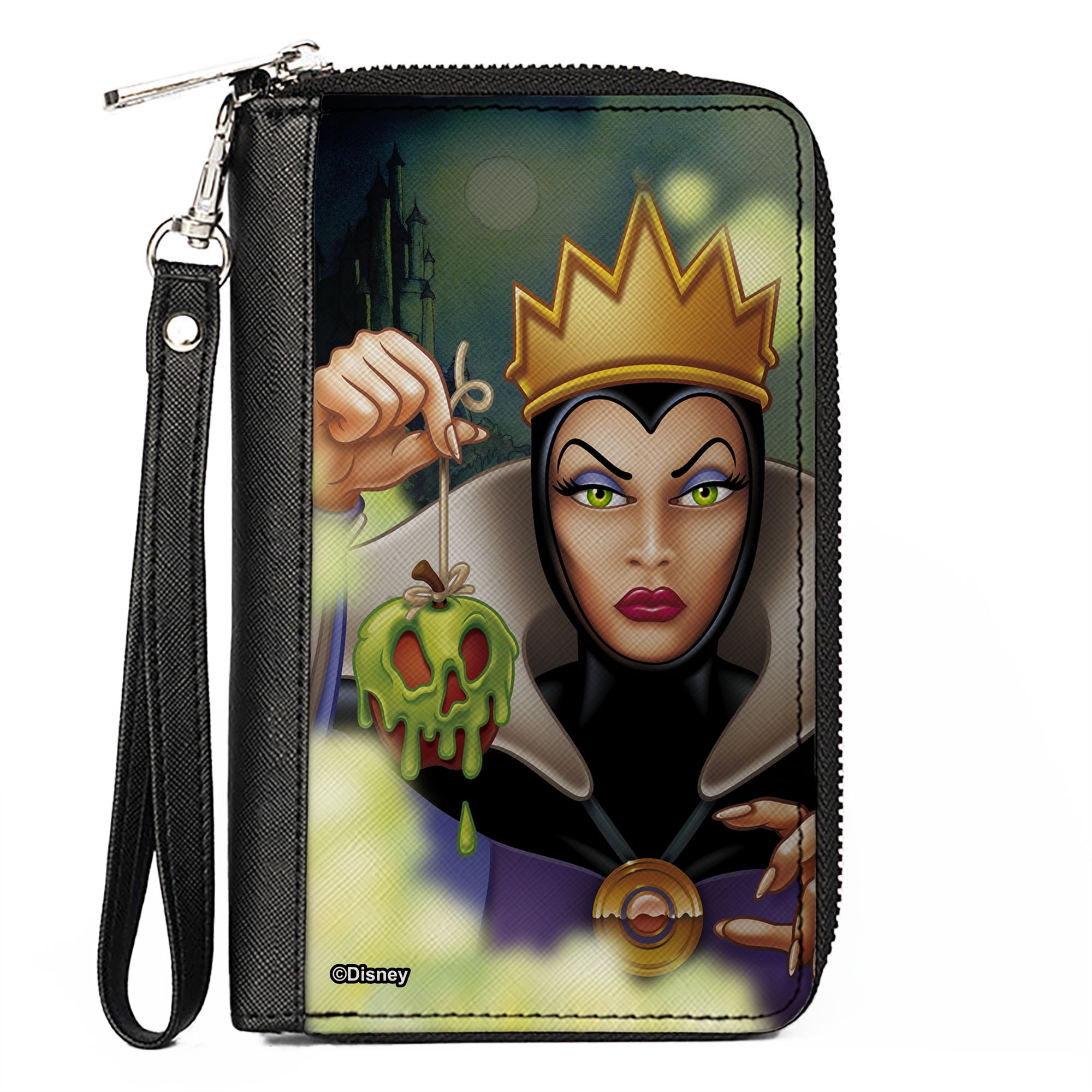 Disney Wallet, Zip Around, The Evil Queen Poisoned Apple Pose , Vegan ...