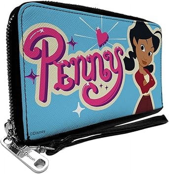Disney Wallet, Zip Around, The Proud Family Penny Pose Blue Purple Pink ...