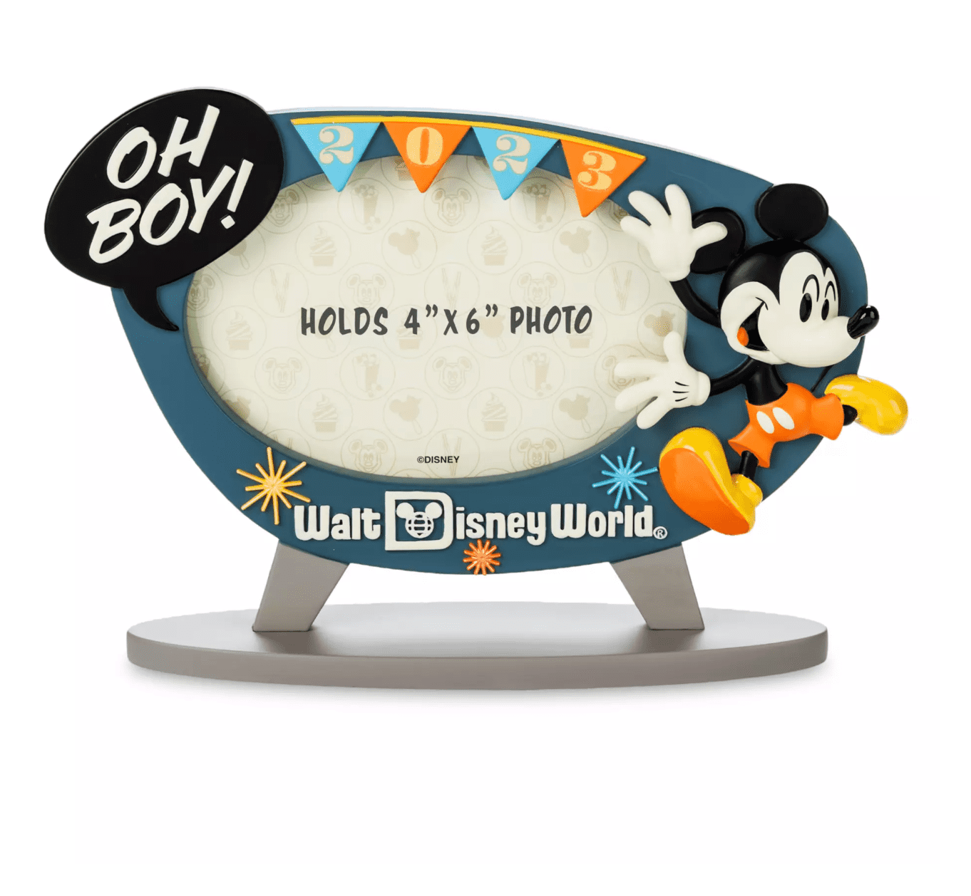 Disney Walt Disney World 2023 Mickey Photo Picture Frame 4x6 New with ...