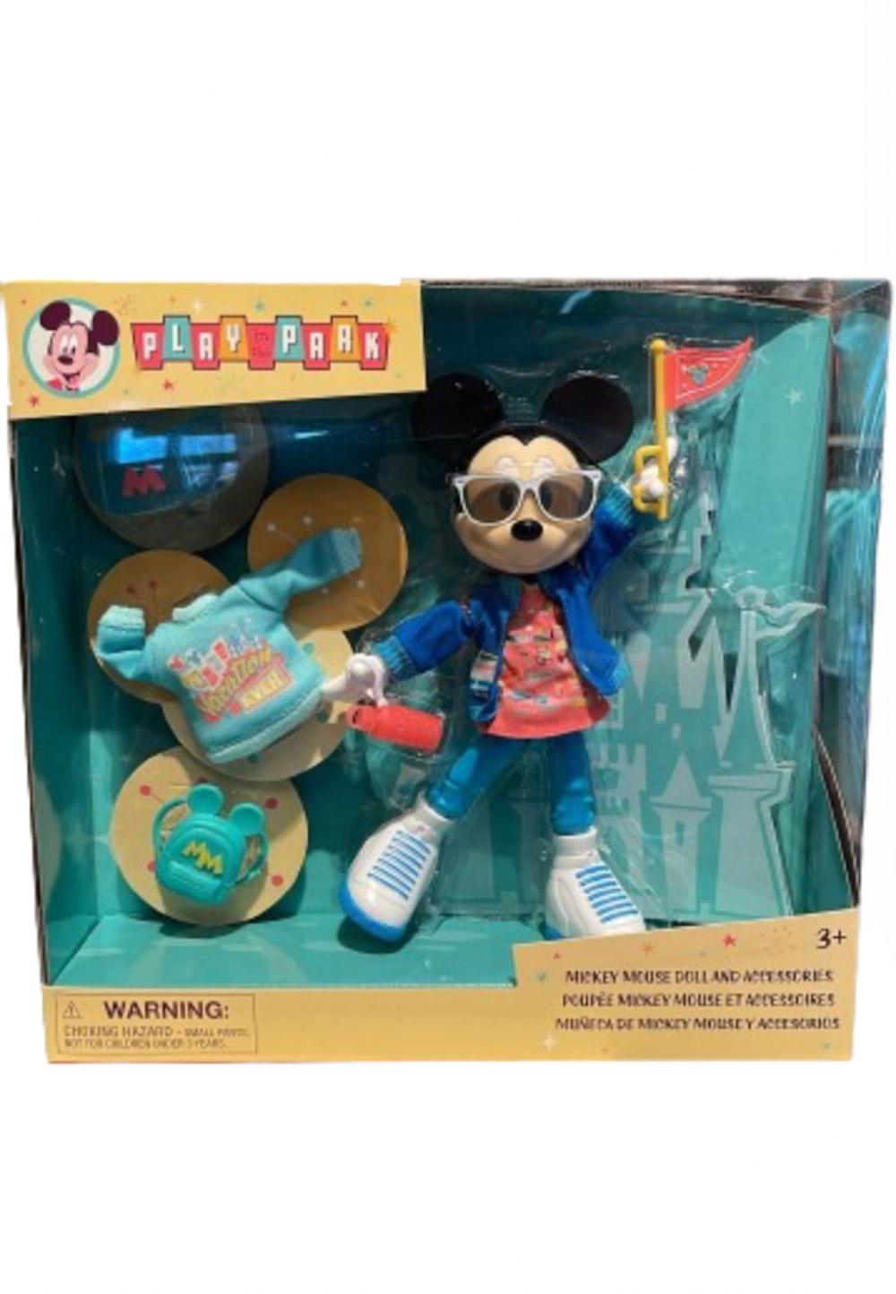 Disney Walt Disney World Play In The Park Mickey Doll and Accessories ...
