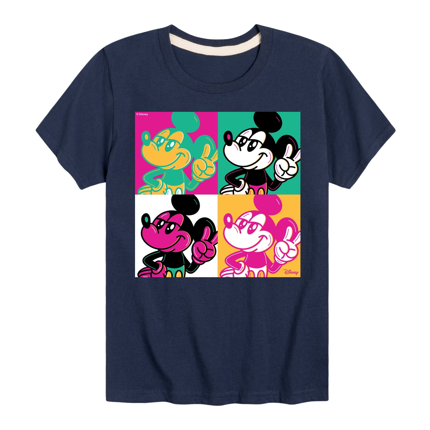 Disney - Warhol Pop Art - Toddler & Youth Short Sleeve Graphic T-Shirt ...