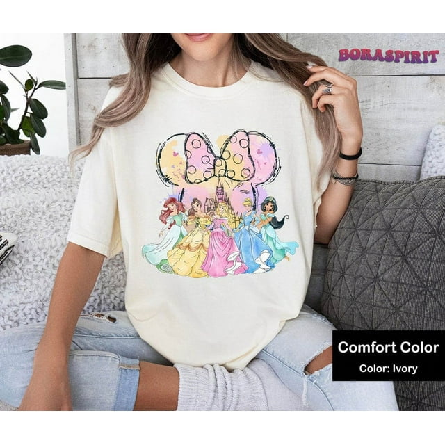 Disney Watercolor Castle Tee, Disney Princess Shirt, Disney Vacation, Disney Princess Shirt ...