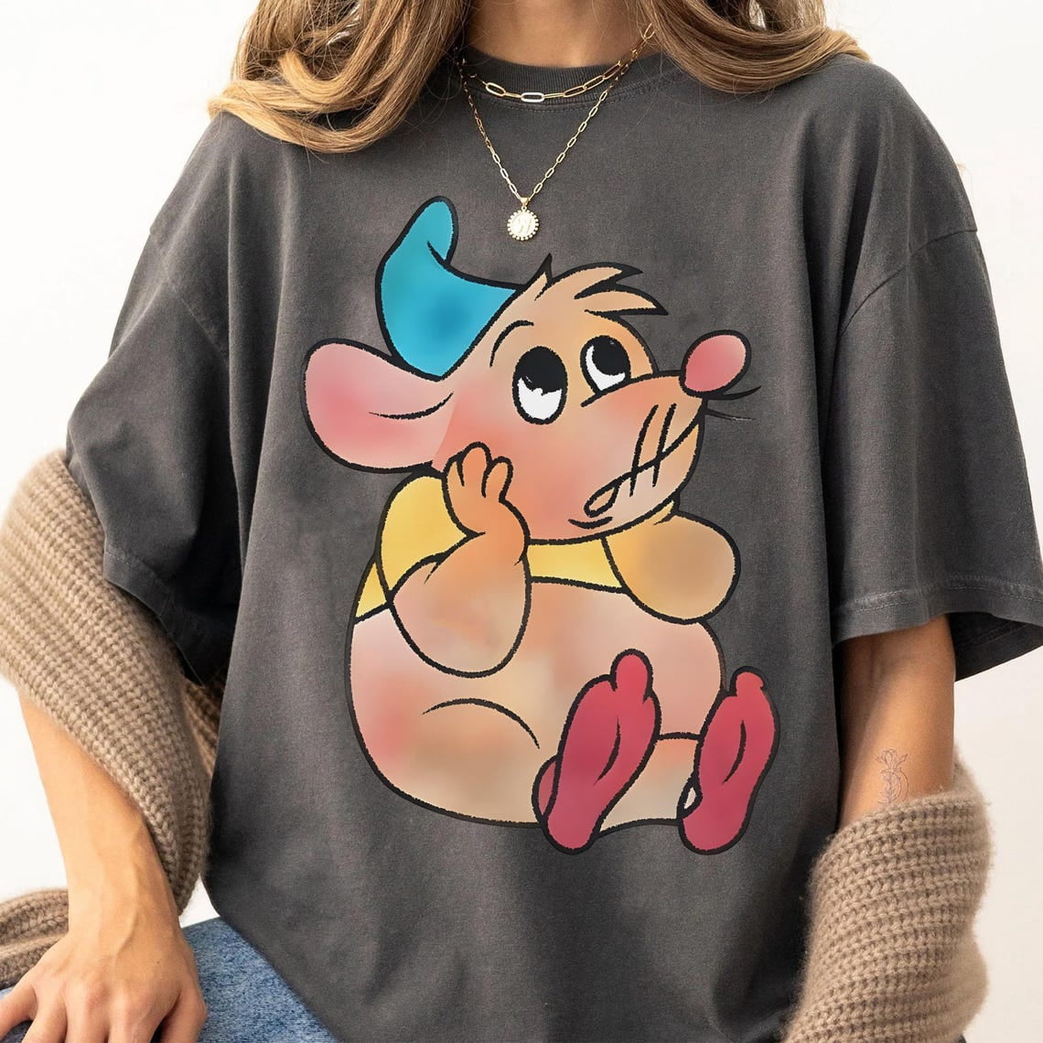 Disney Watercolor Gus Gus Mouse Shirt, Funny Disney Gus Gus Tee ...