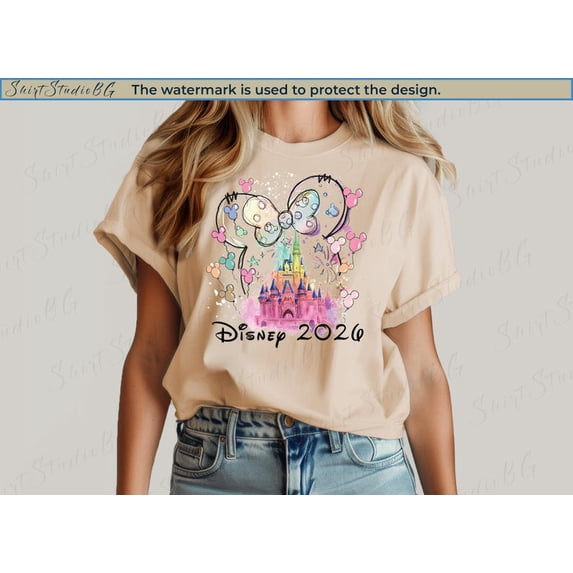 Disney Watercolor Shirts, 2026 Disney Family Shirts, Disney Squad ...