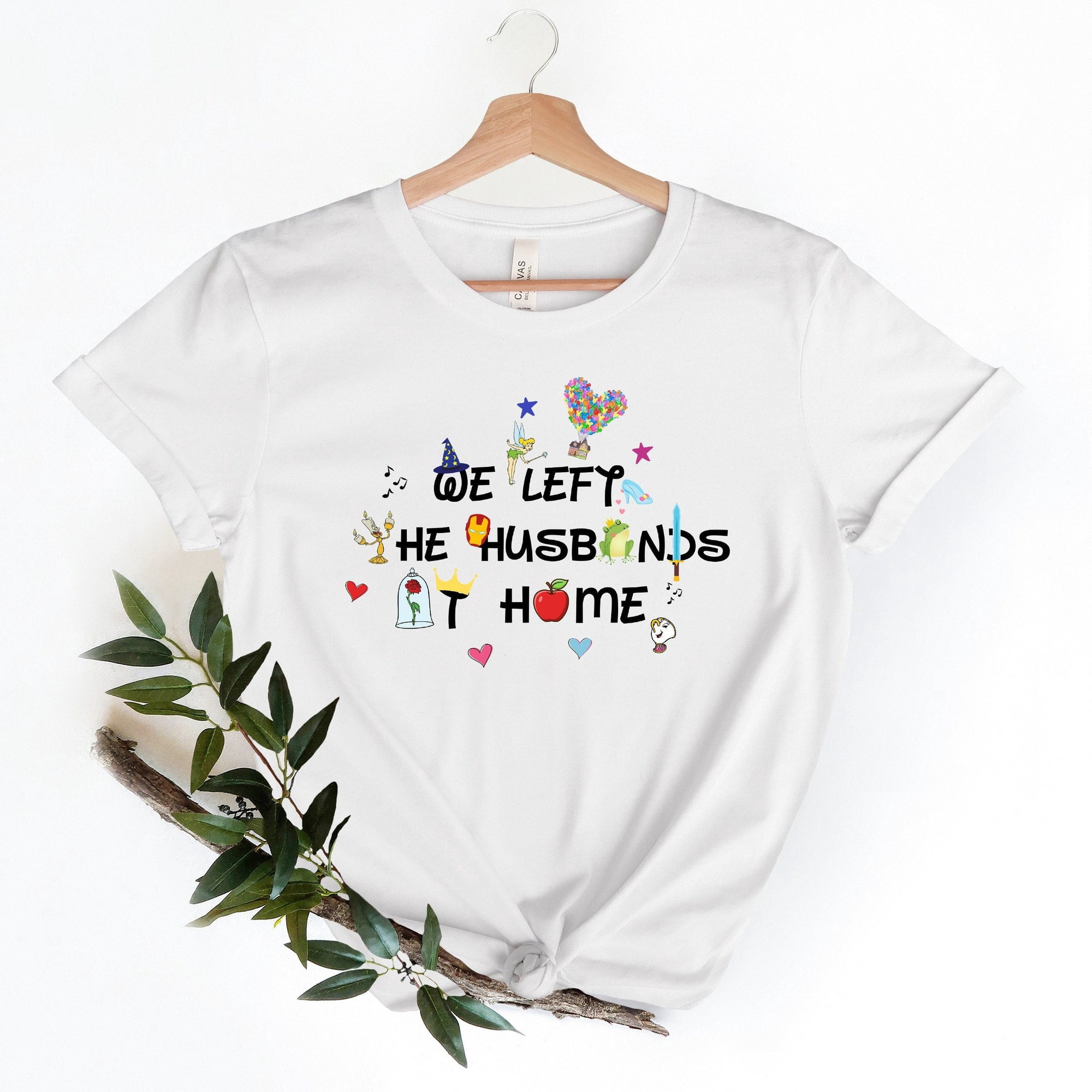 Disney We Left Husbands At Home Shirt Funny Disney ShirtDisney Princess ...