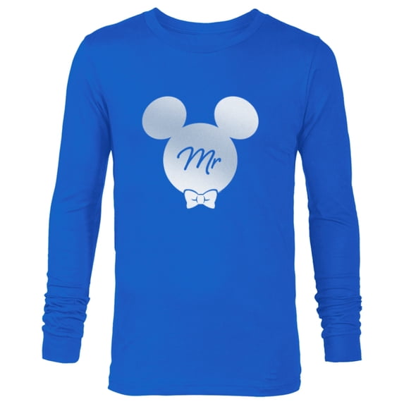 Disney Wedding Matching Mickey Bow Tie Husband Groom Mr - Long Sleeve T ...