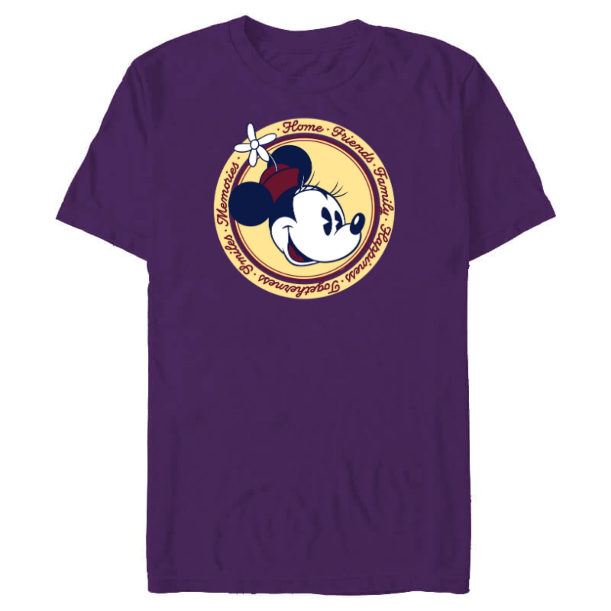 Disney What Minnie Mouse Loves Retro Vintage - Short Sleeve Blended T ...